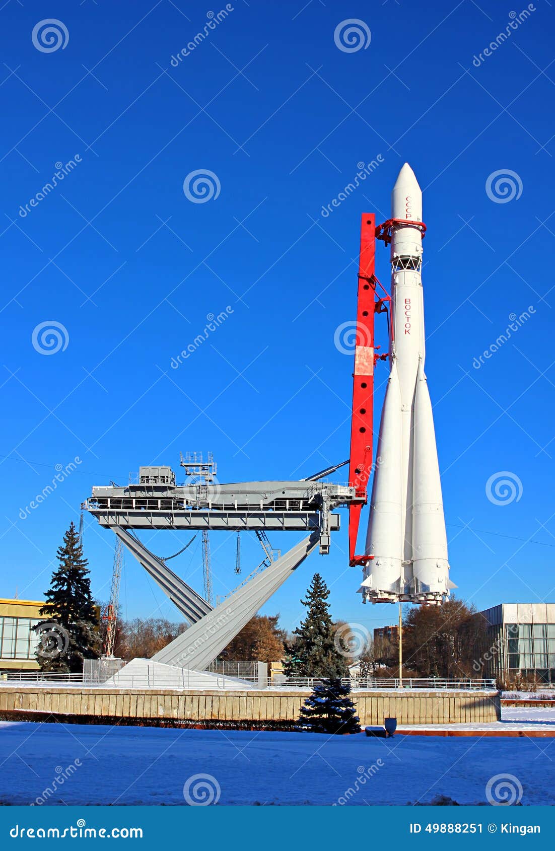 The rocket Vostok editorial photo. Image of east, launch - 49888251