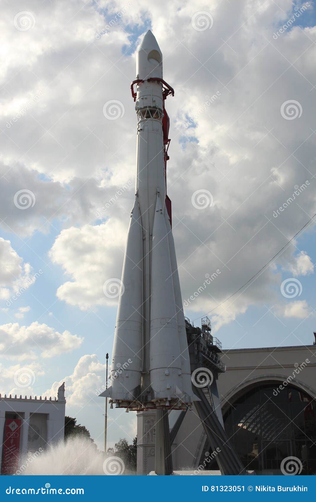 The Rocket Vostok at the VDNKh Editorial Photo - Image of space, center ...