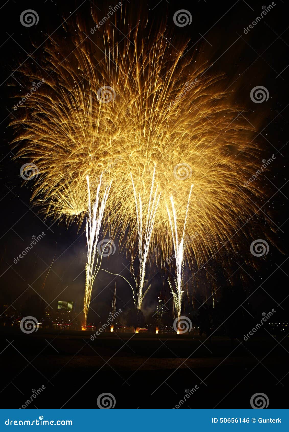 Rockets across night sky stock photo. Image of rockets - 50656146