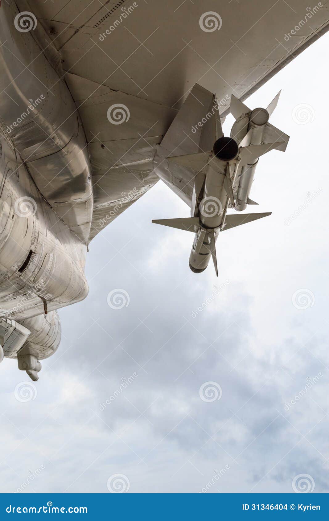 Rockets on a fighter jet stock photo. Image of protection - 31346404