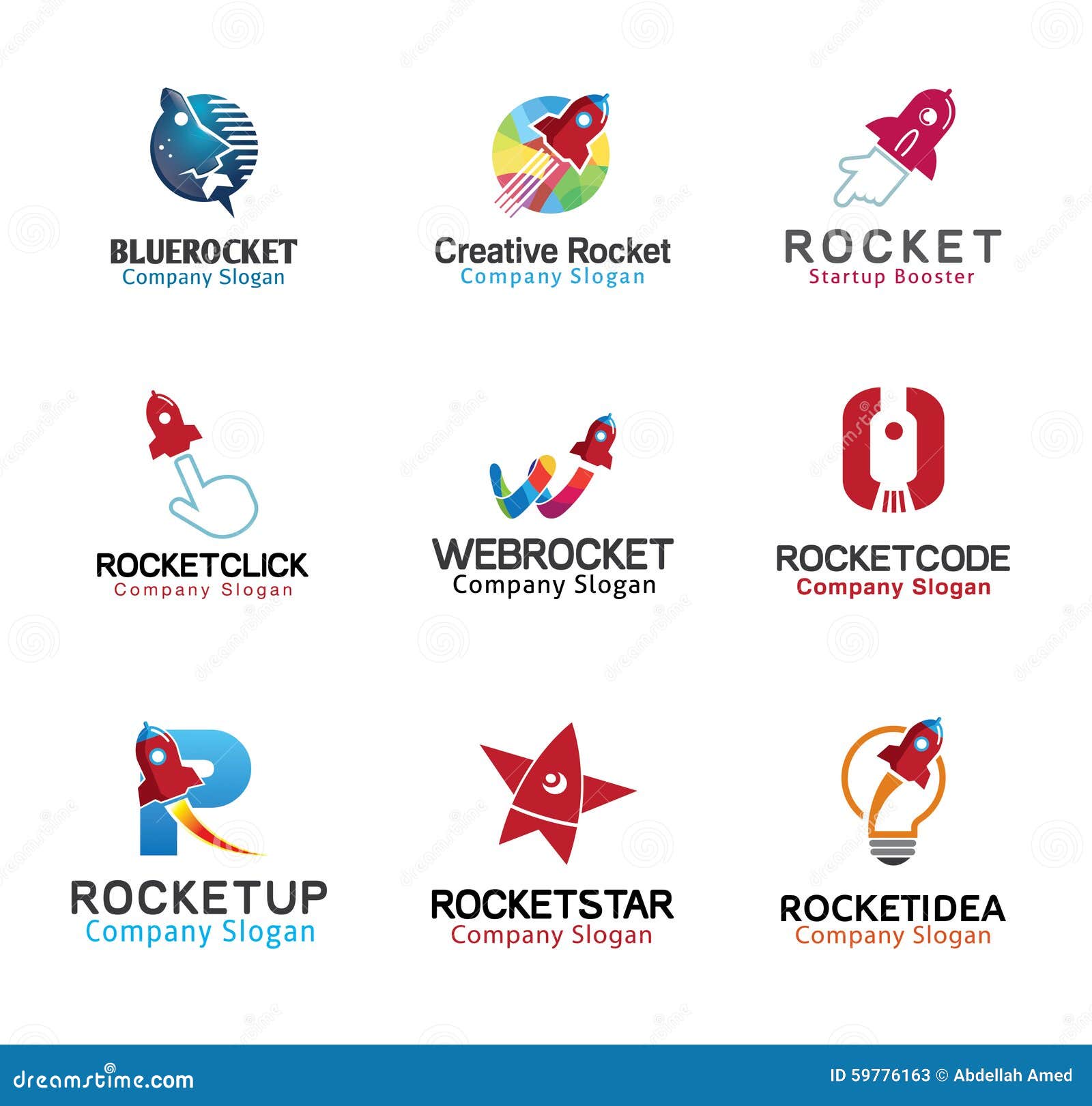 Rockets Launch Flight Design Ilustración del Vector - Ilustración de ...