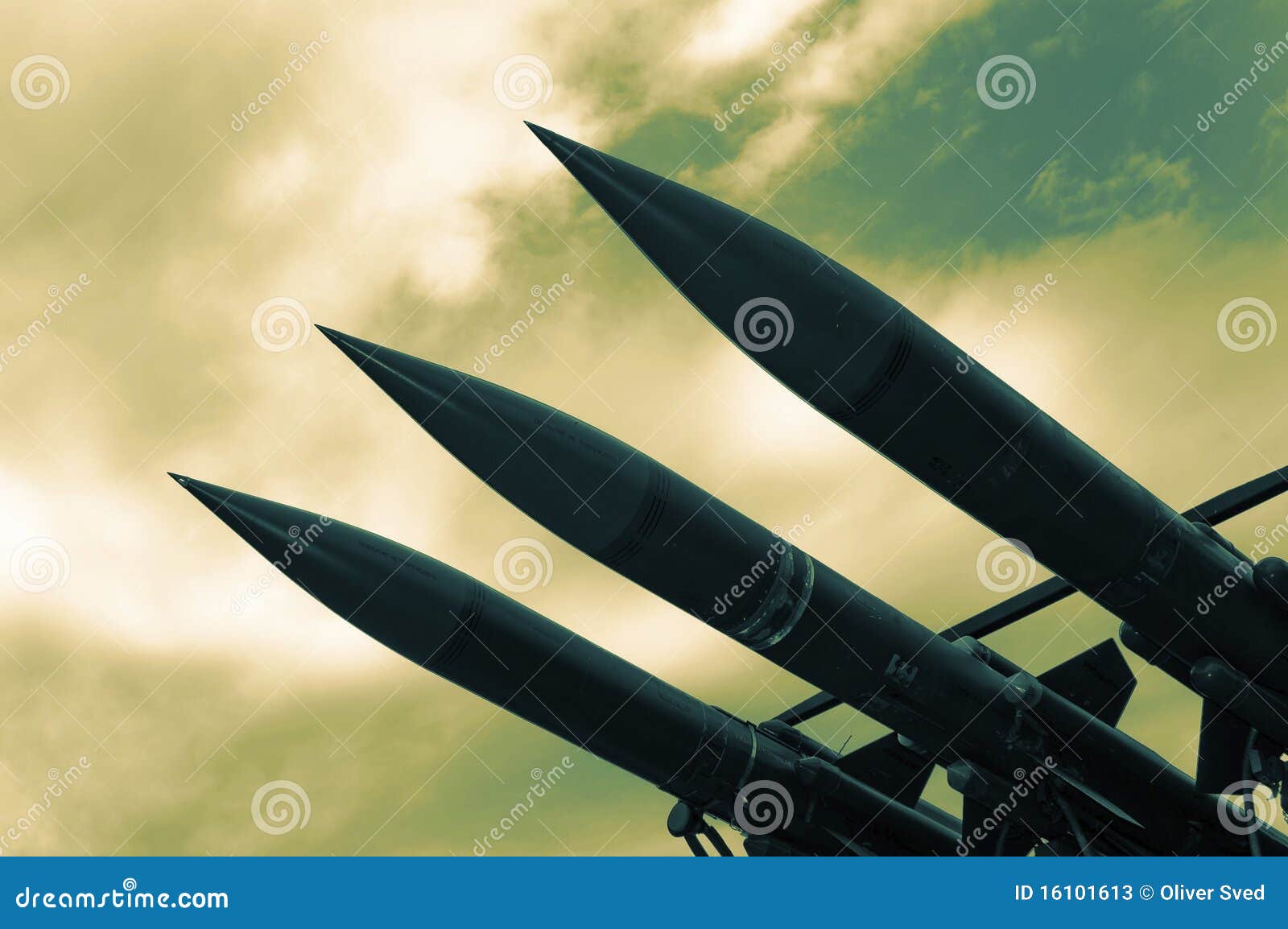 Rockets on sky stock image. Image of rivet, fantasy, cloud - 16101613