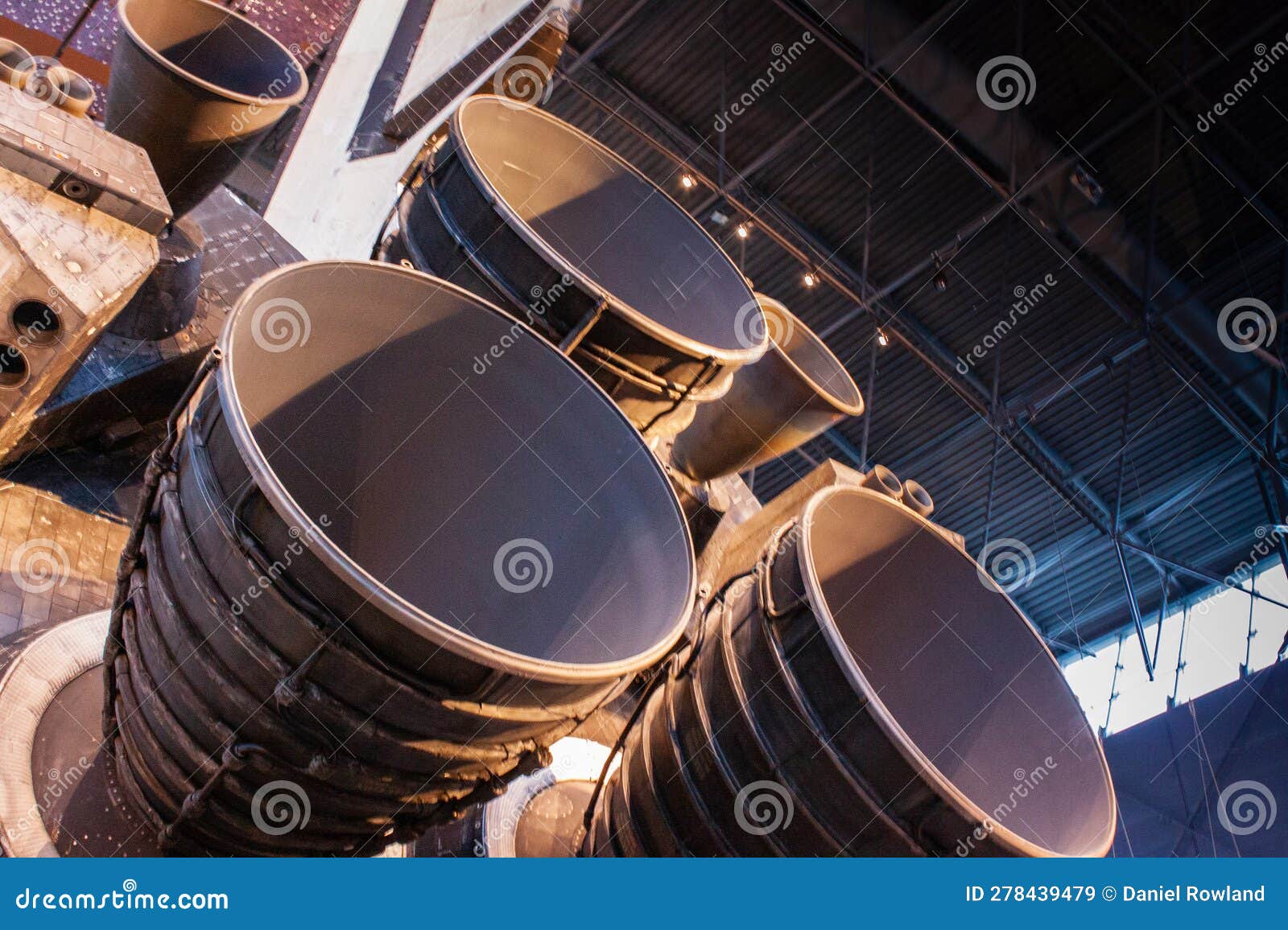 Nasa Rocket ship Thruster stock image. Image of industrial - 278439479