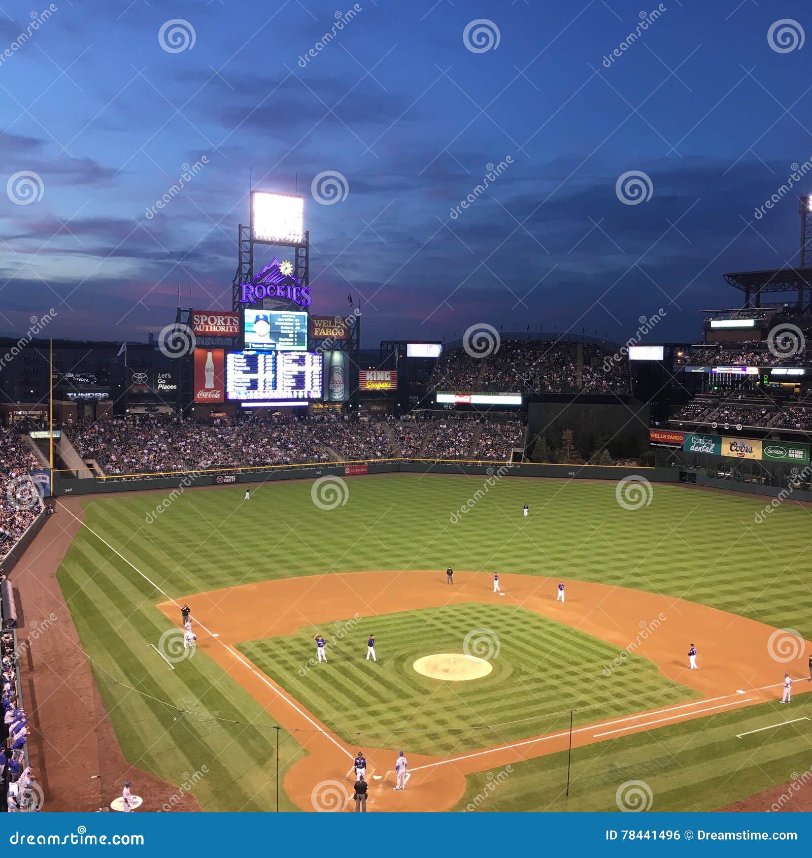 Rockies editorial photo. Image of rockies, april, denver - 78441496