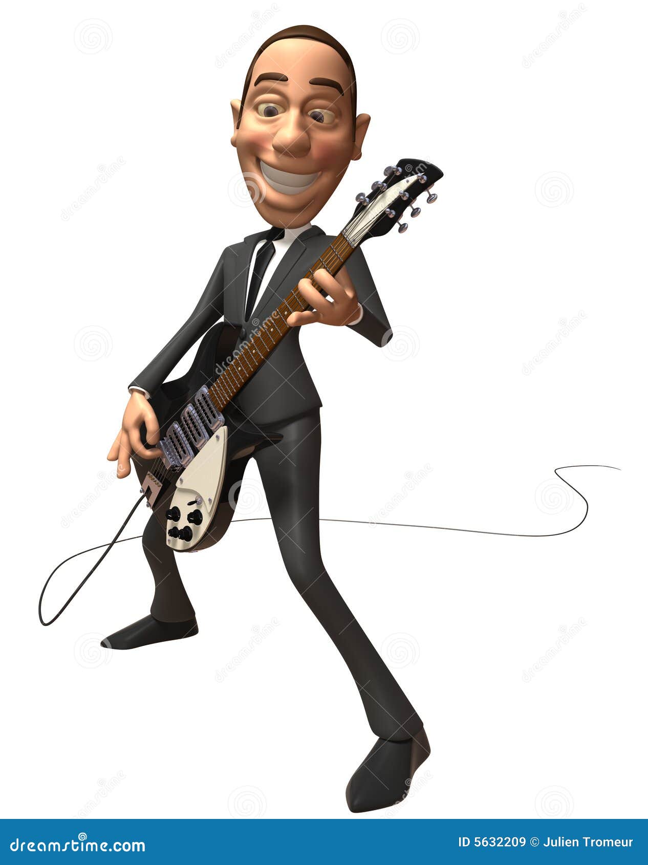 Rocking business man stock illustration. Illustration of metal - 5632209