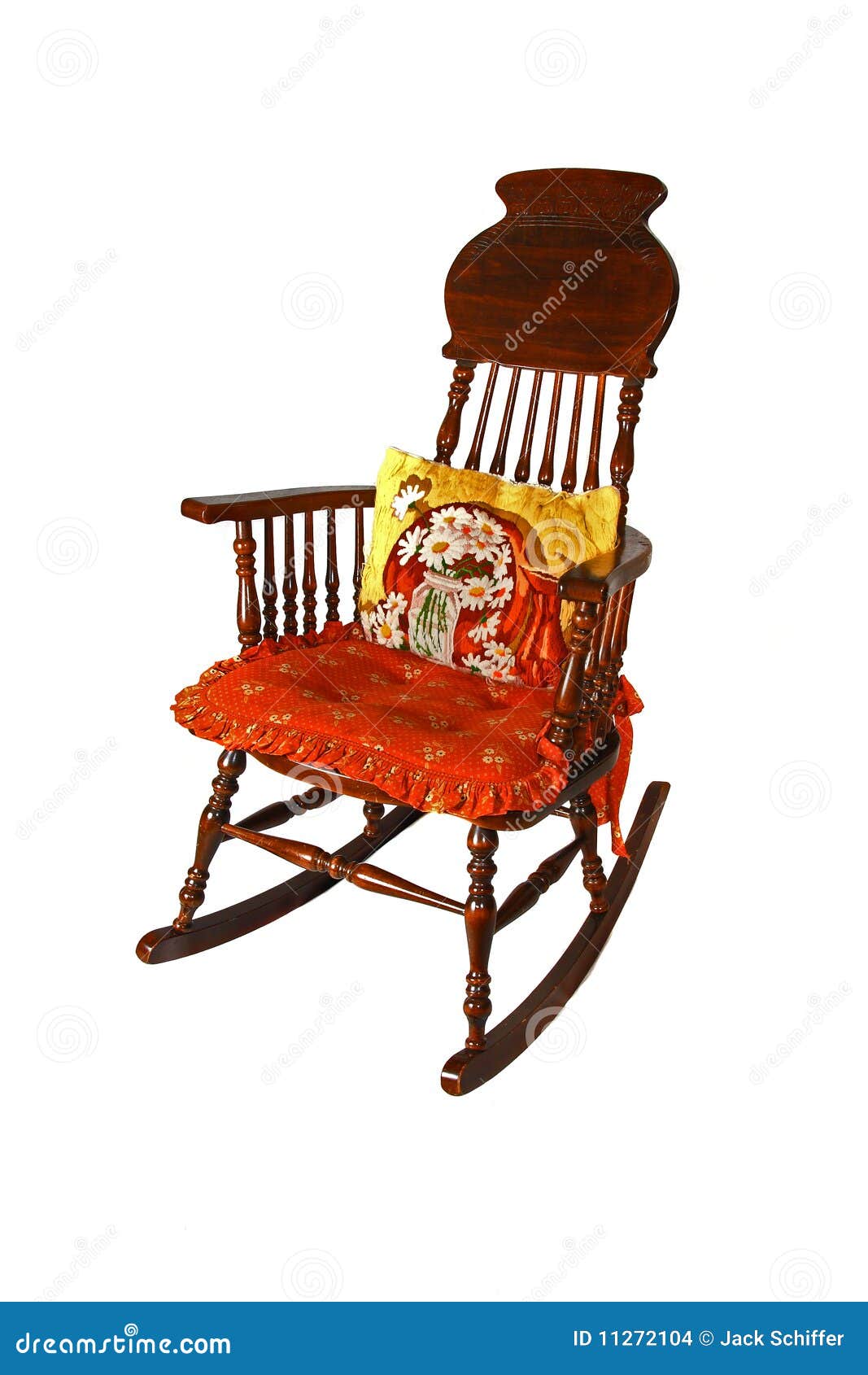 Rocking Chair stock photo. Image of smooth, simple, isolated - 11272104