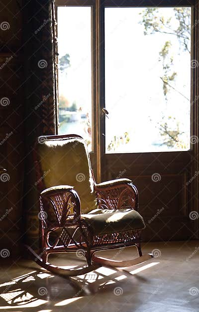 Rocking chair stock photo. Image of window, symbol, grand - 6976024