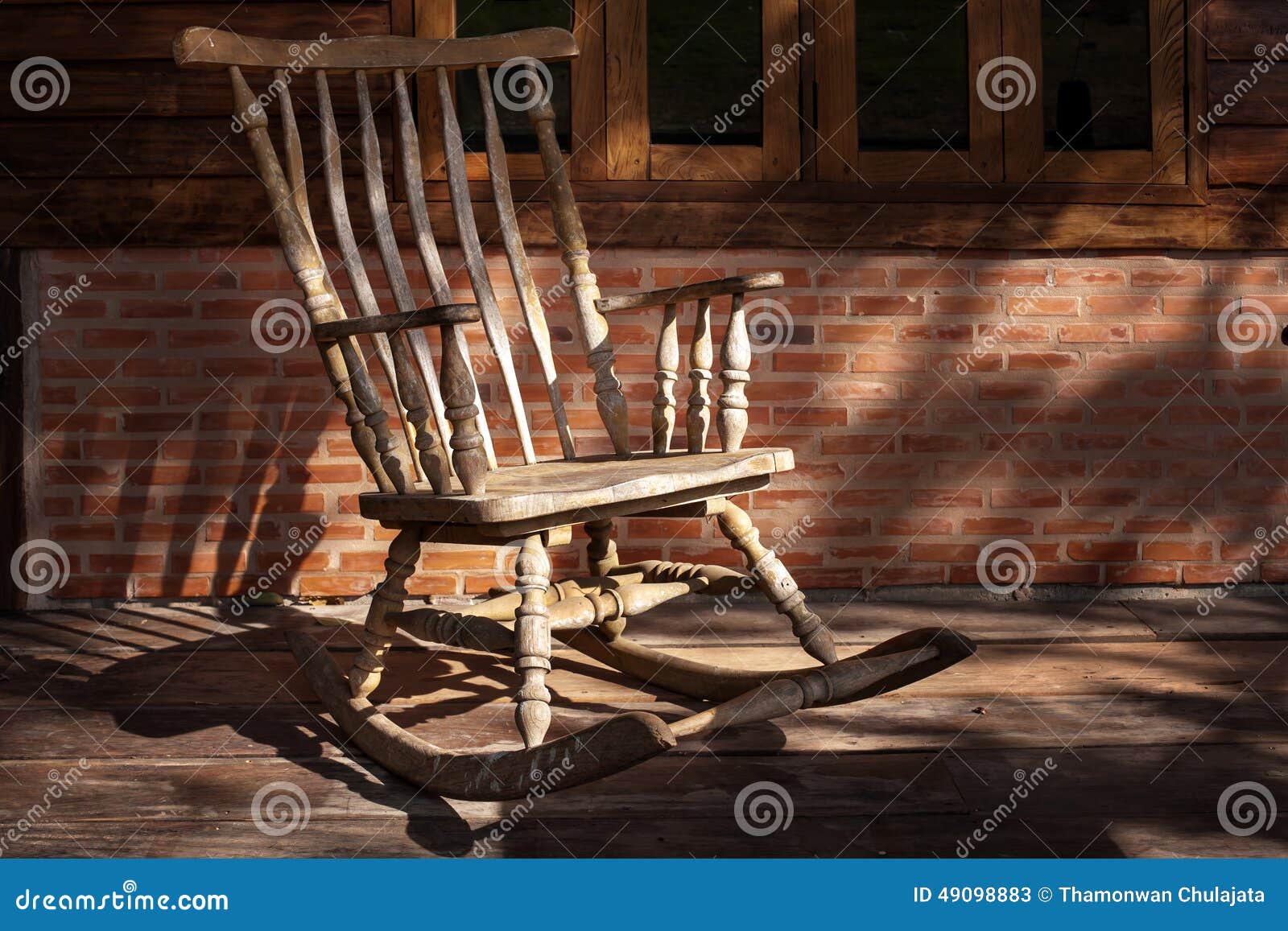 Rocking Chair in Old Cabin stock image. Image of chair - 49098883