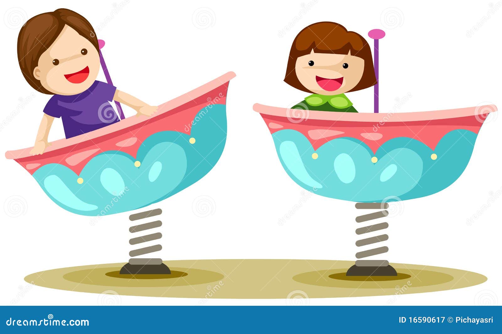 Rocking cups stock vector. Illustration of happy, children - 16590617