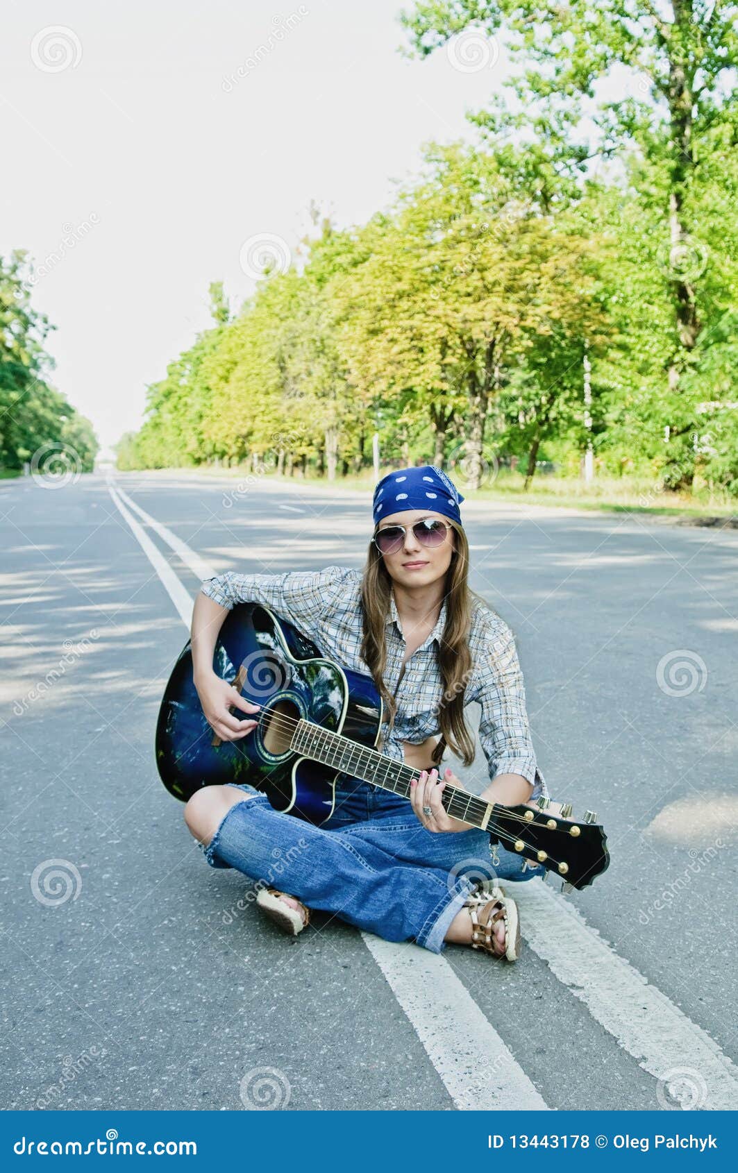 Rocking girl stock photo. Image of highway, beautiful - 13443178