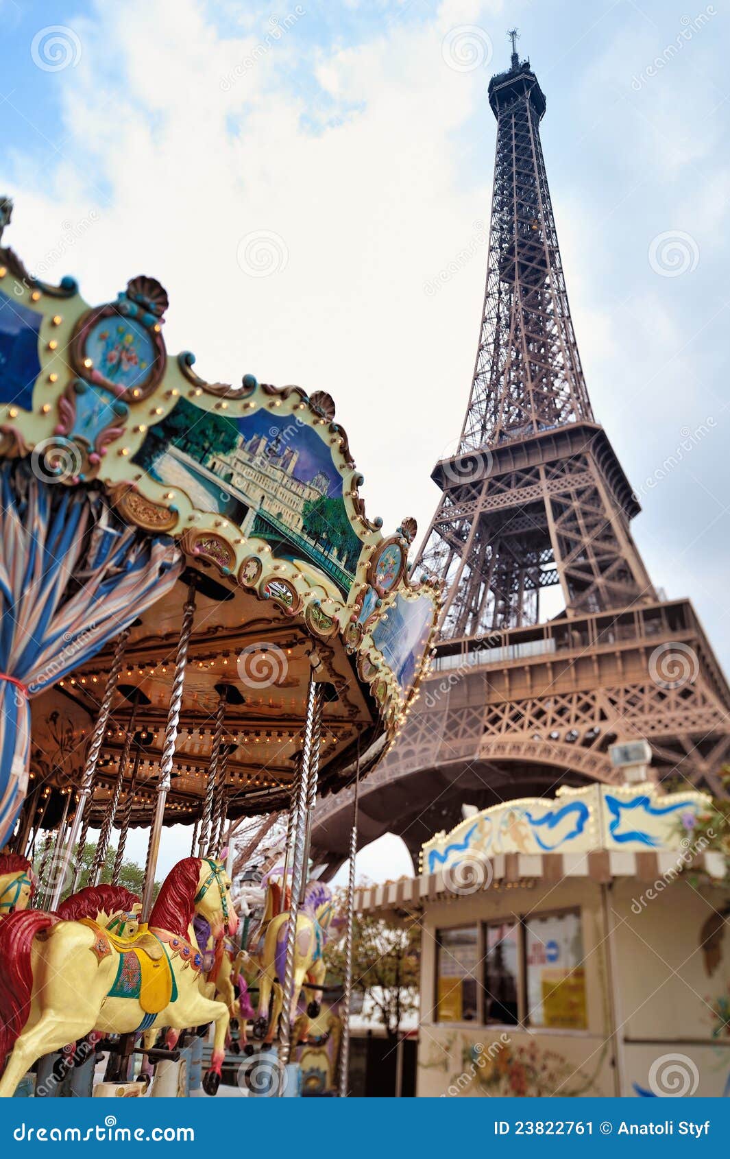 Rocking Horse stock image. Image of france, bronze, parisian - 23822761