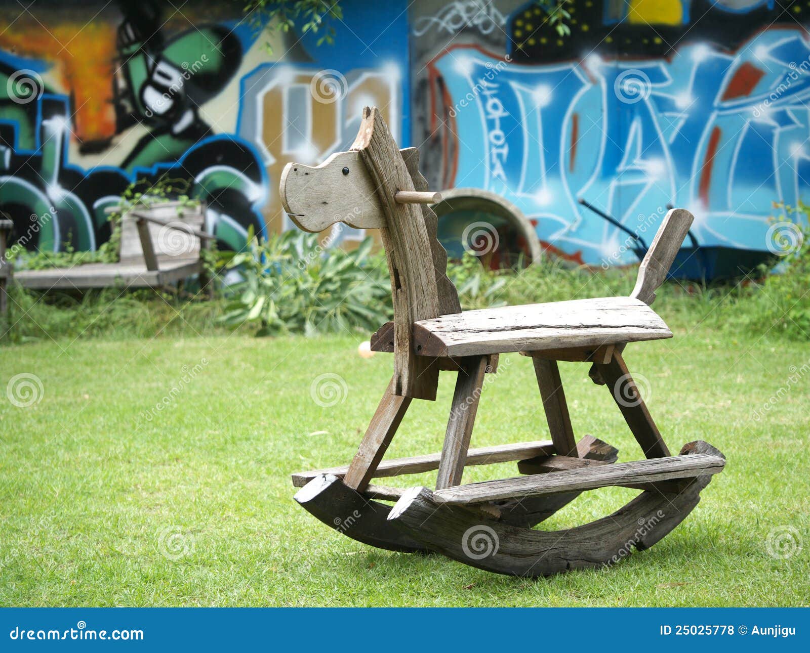 Rocking horse stock photo. Image of cute, animal, sitting - 25025778