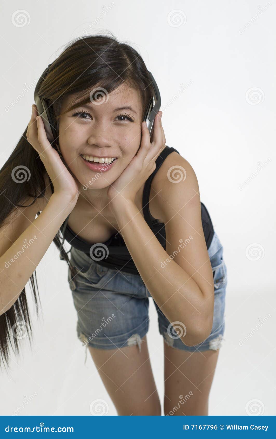 Rocking out with music stock photo. Image of cute, female - 7167796