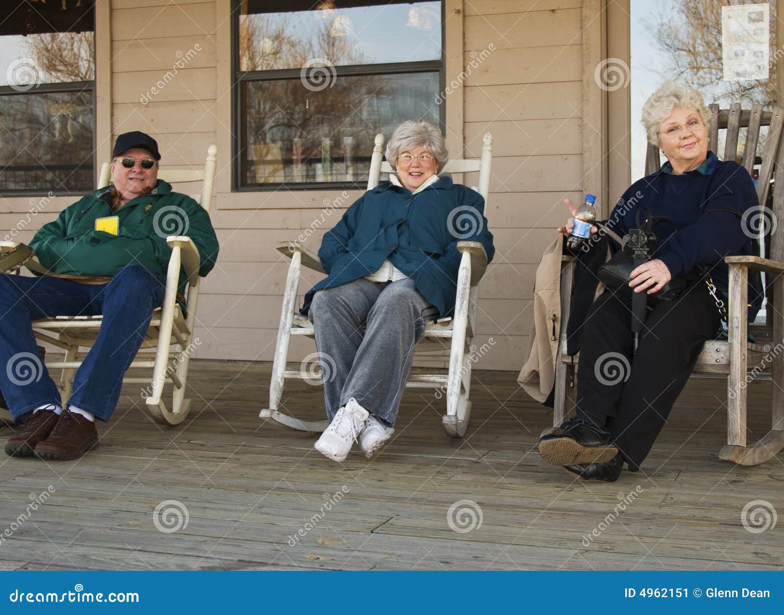 Rocking Seniors stock image. Image of women, rocking, chair - 4962151