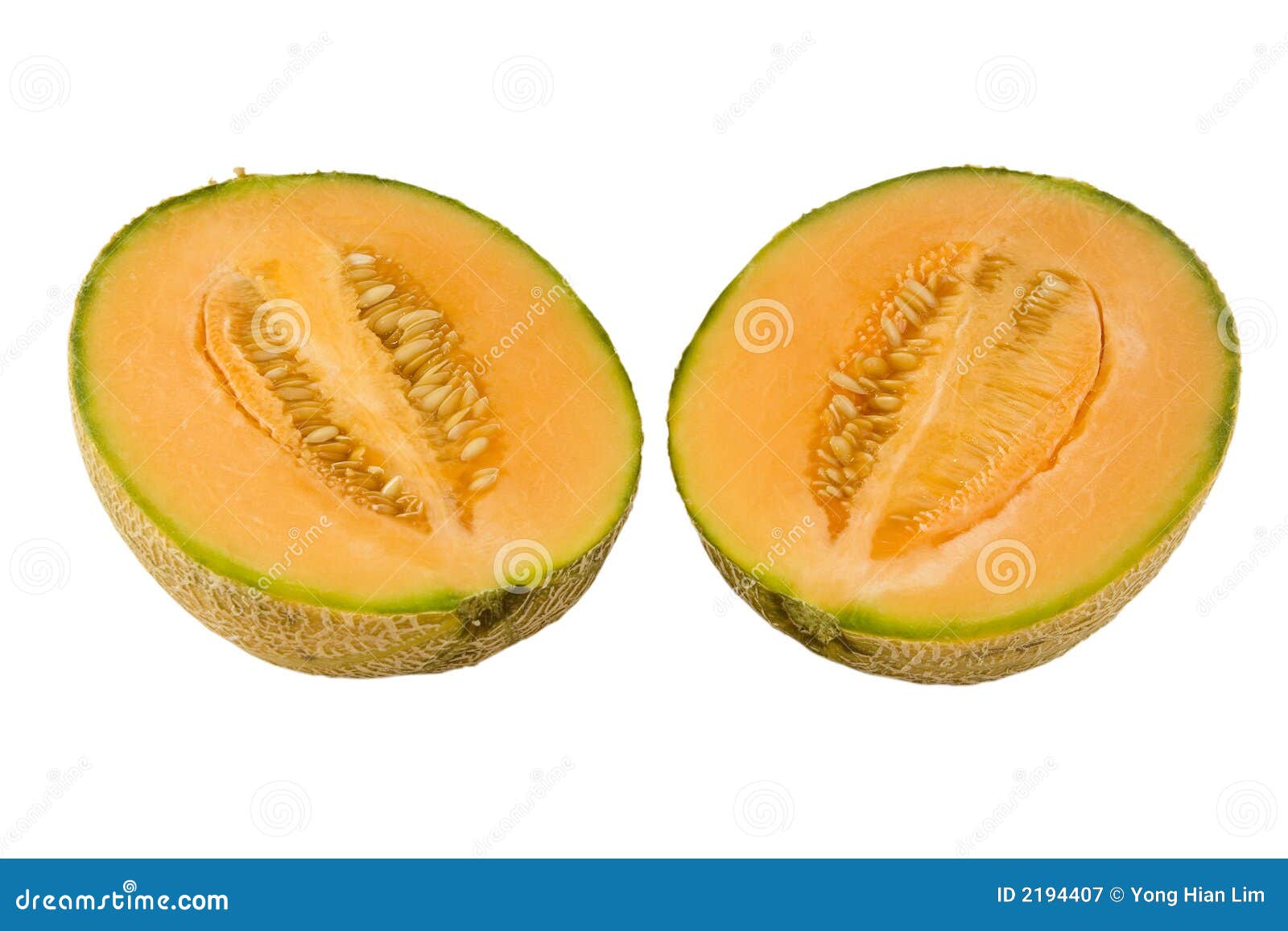 Rockmelon Australiano Ao Meio Imagem de Stock - Imagem de nutritivo ...