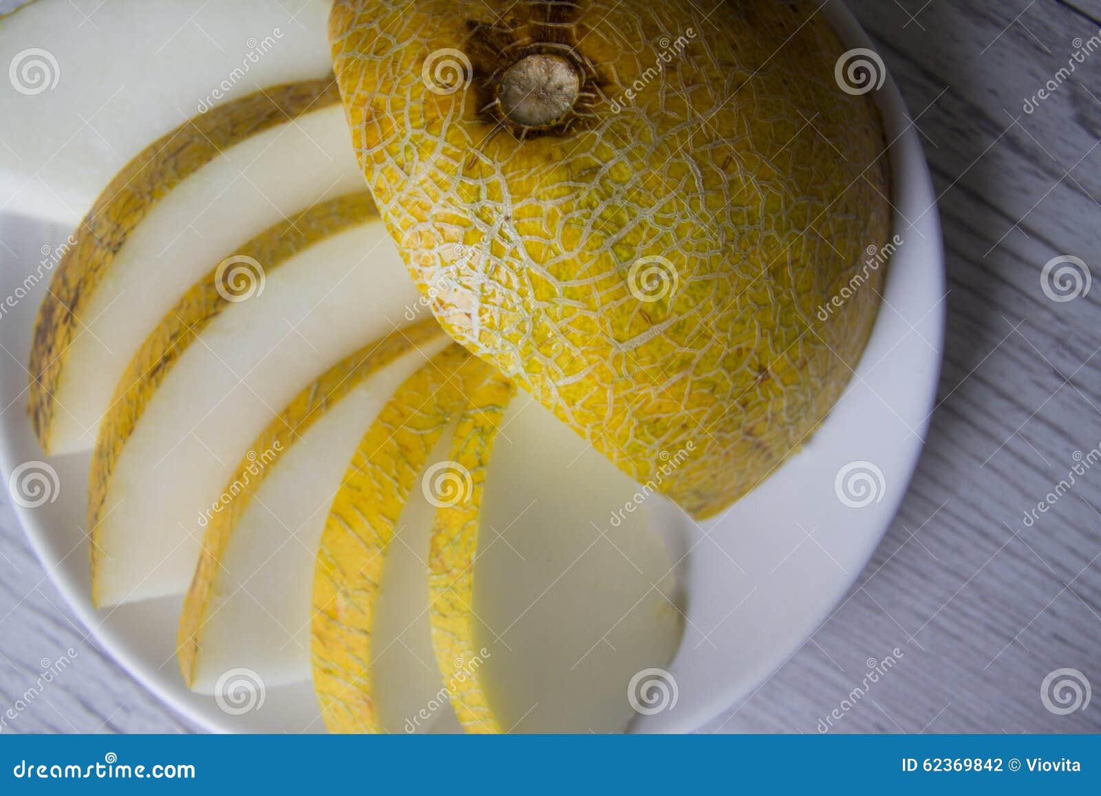 Rockmelon with copy space stock photo. Image of diet - 62369842
