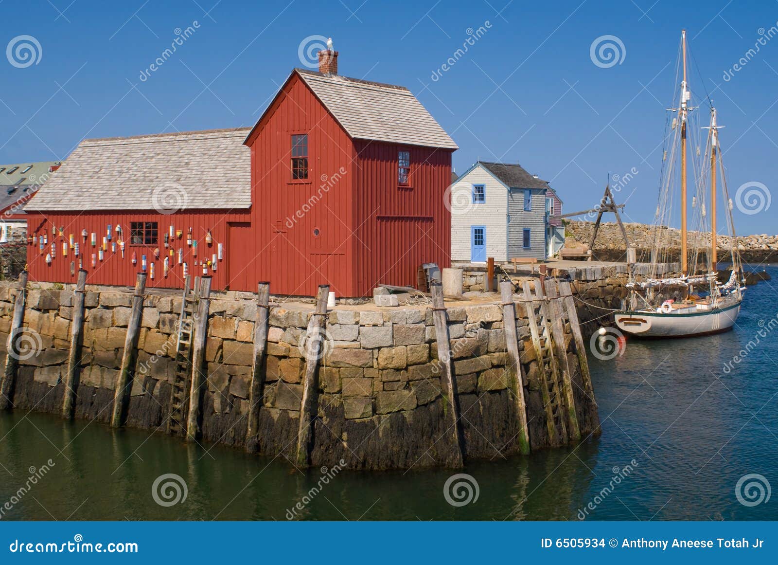 Rockport stock photo. Image of massachusetts, motif, england - 6505934