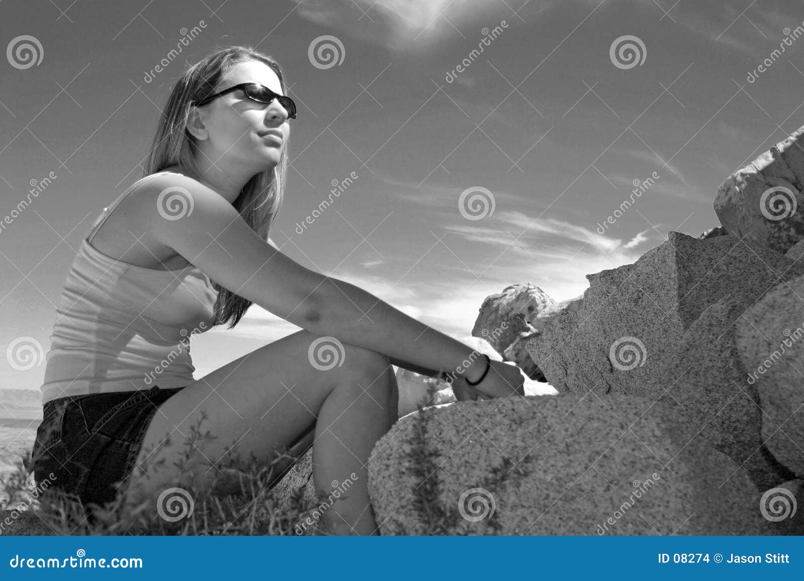 On the Rocks stock photo. Image of woman, teenagers, people - 8274