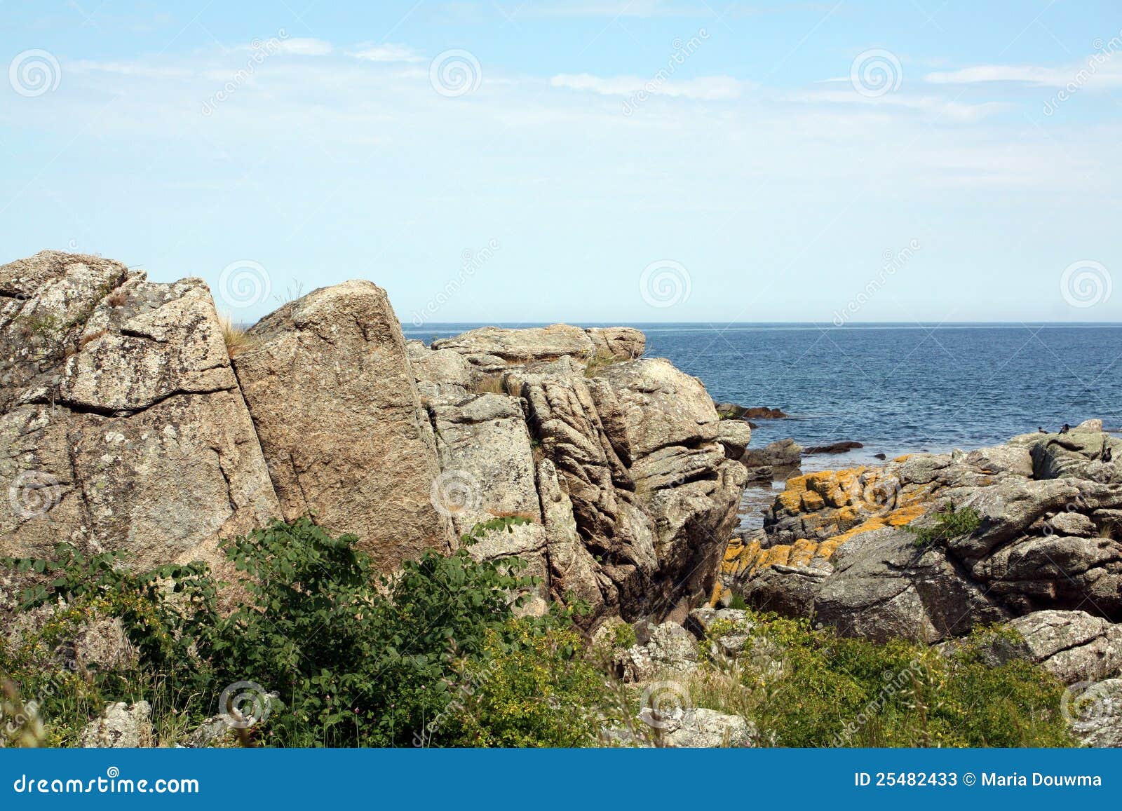 Rocks stock image. Image of coast, scandinavia, vacation - 25482433
