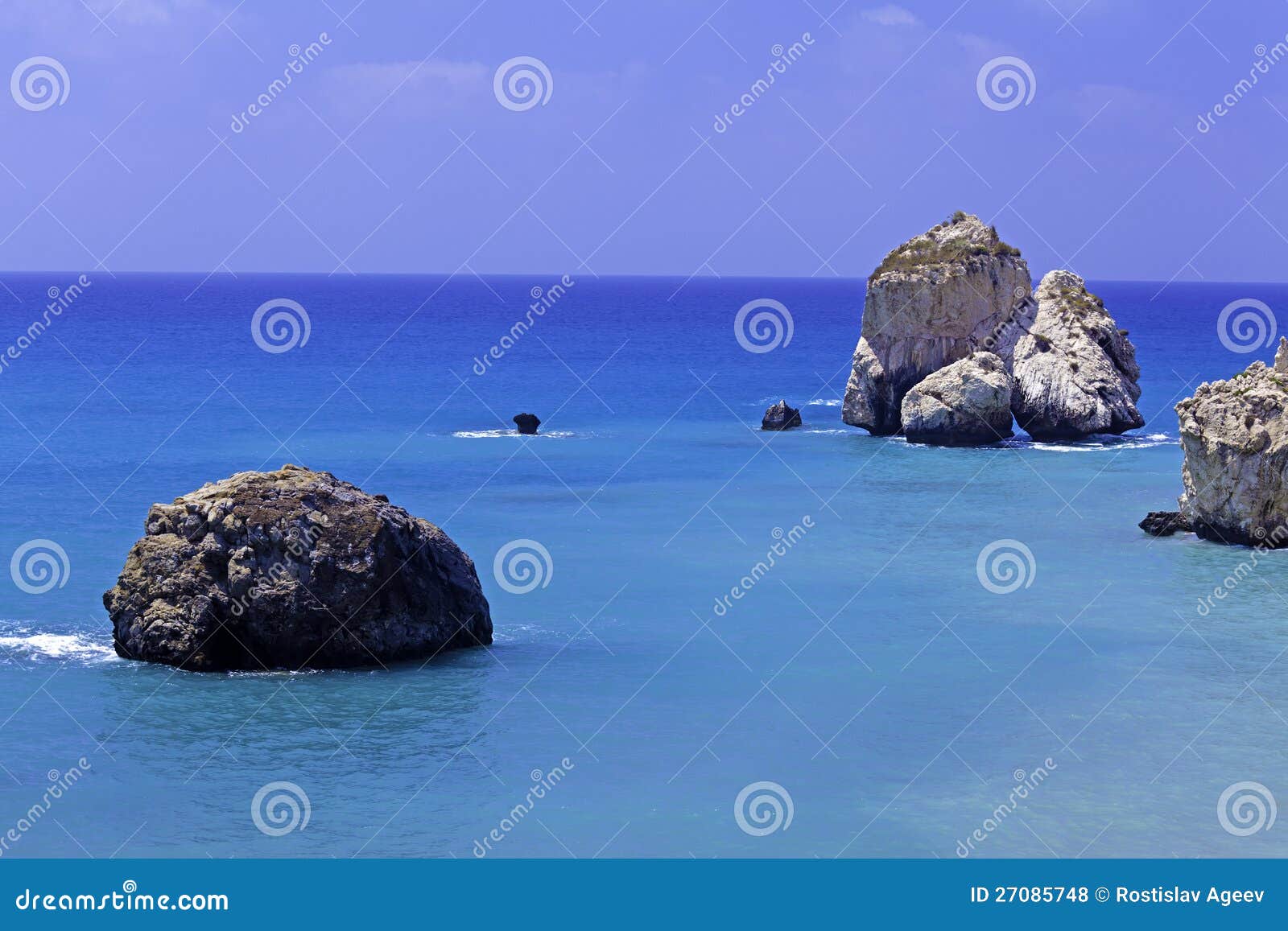 Rocks of Aphrodite, Paphos, Cyprus Stock Photo - Image of cyprus ...