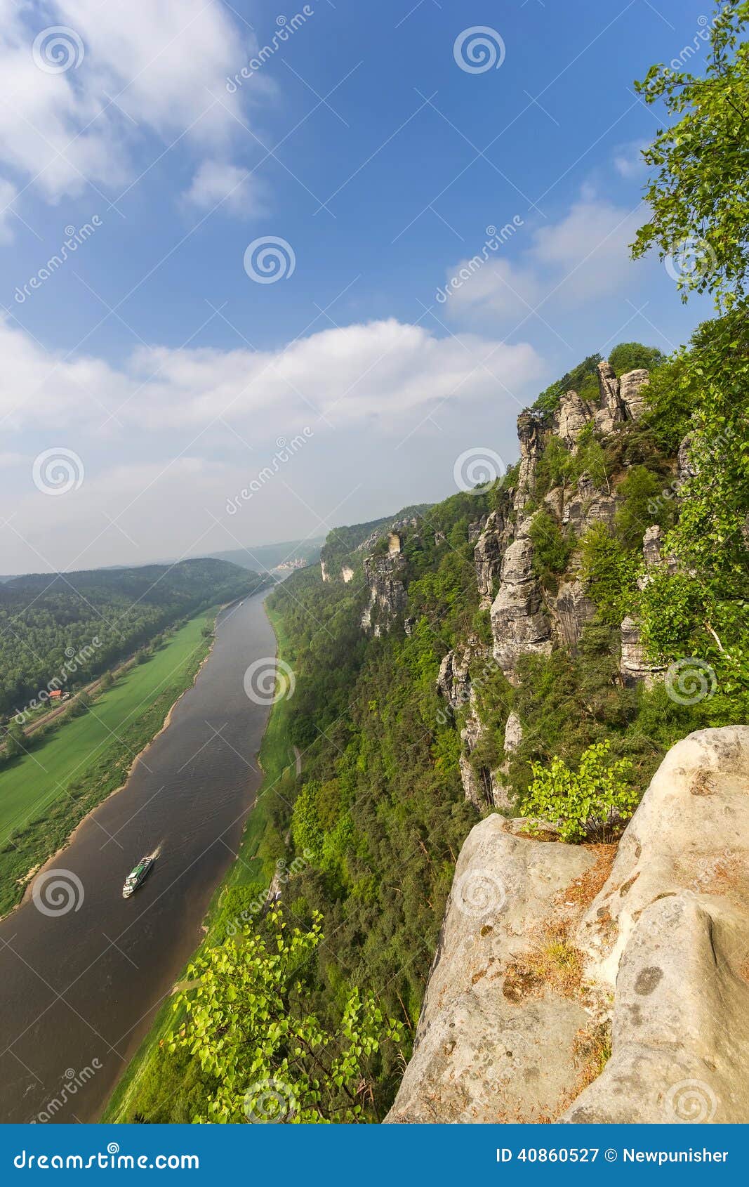 Rocks in Bastei stock image. Image of national, rocky - 40860527