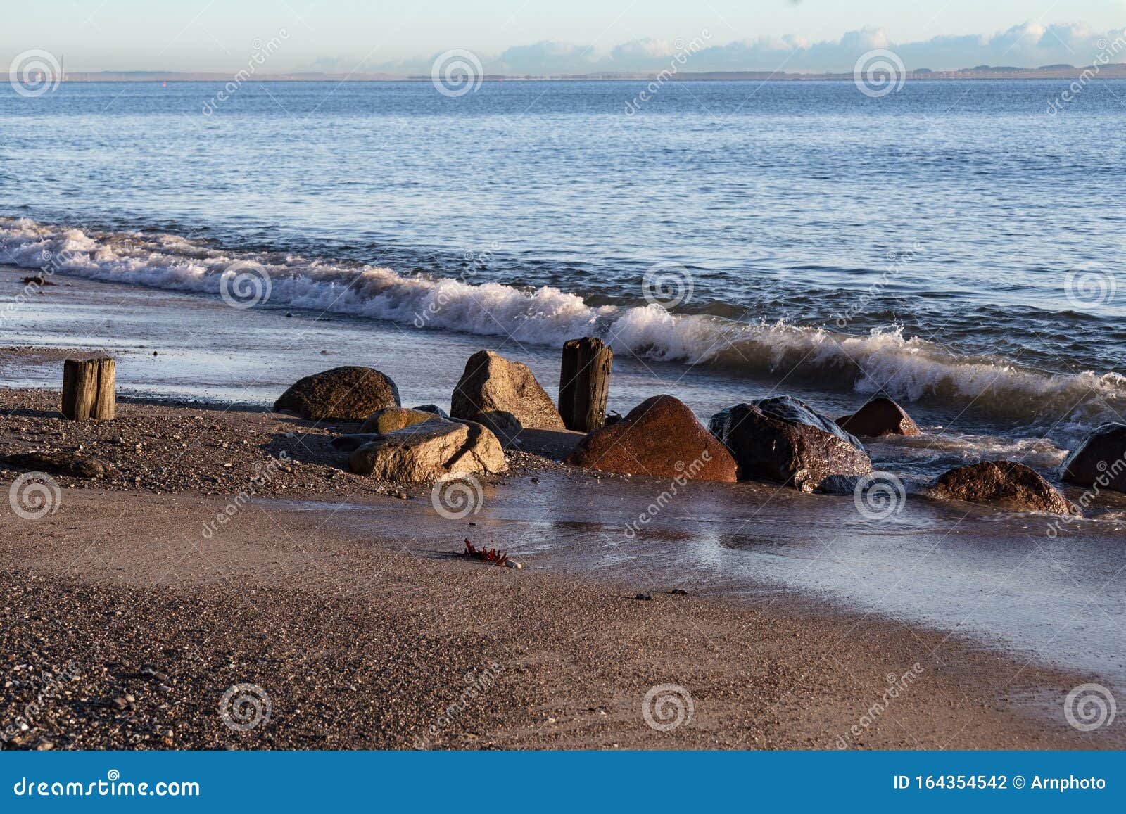 Rocks on the Beach stock photo. Image of view, beach - 164354542