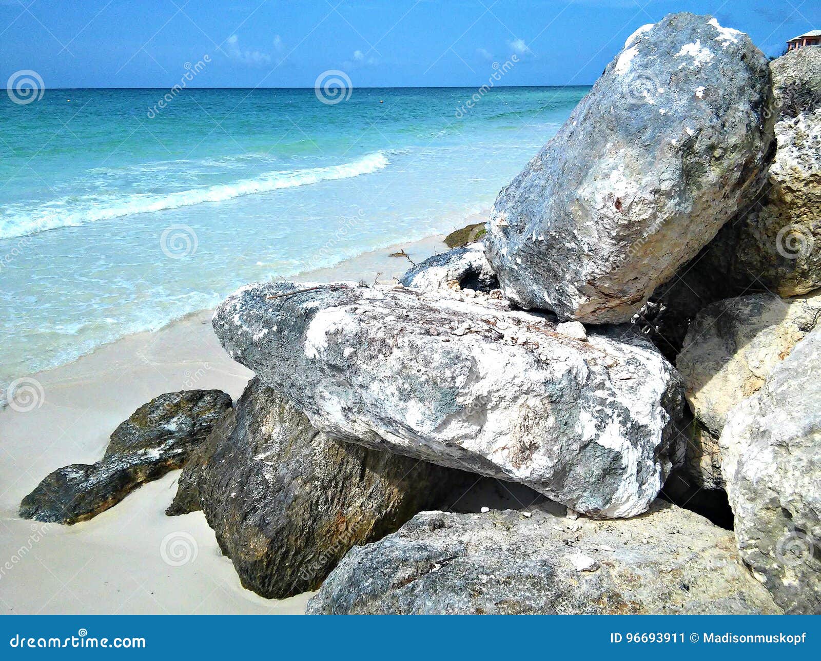 Rocks on the Beach stock image. Image of maldives, cruise - 96693911