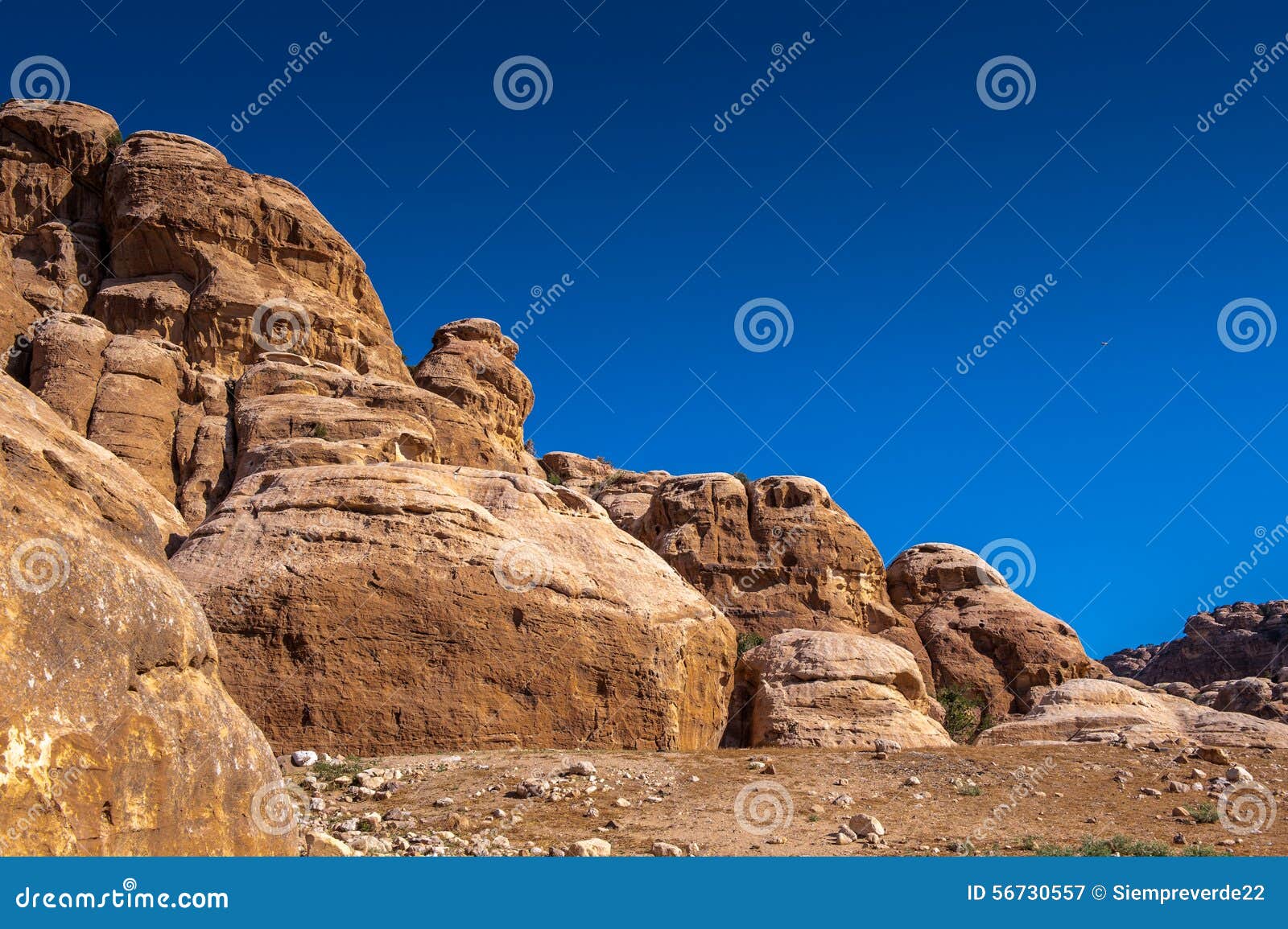 Rocks of Beidha stock image. Image of baidha, neolithic - 56730557