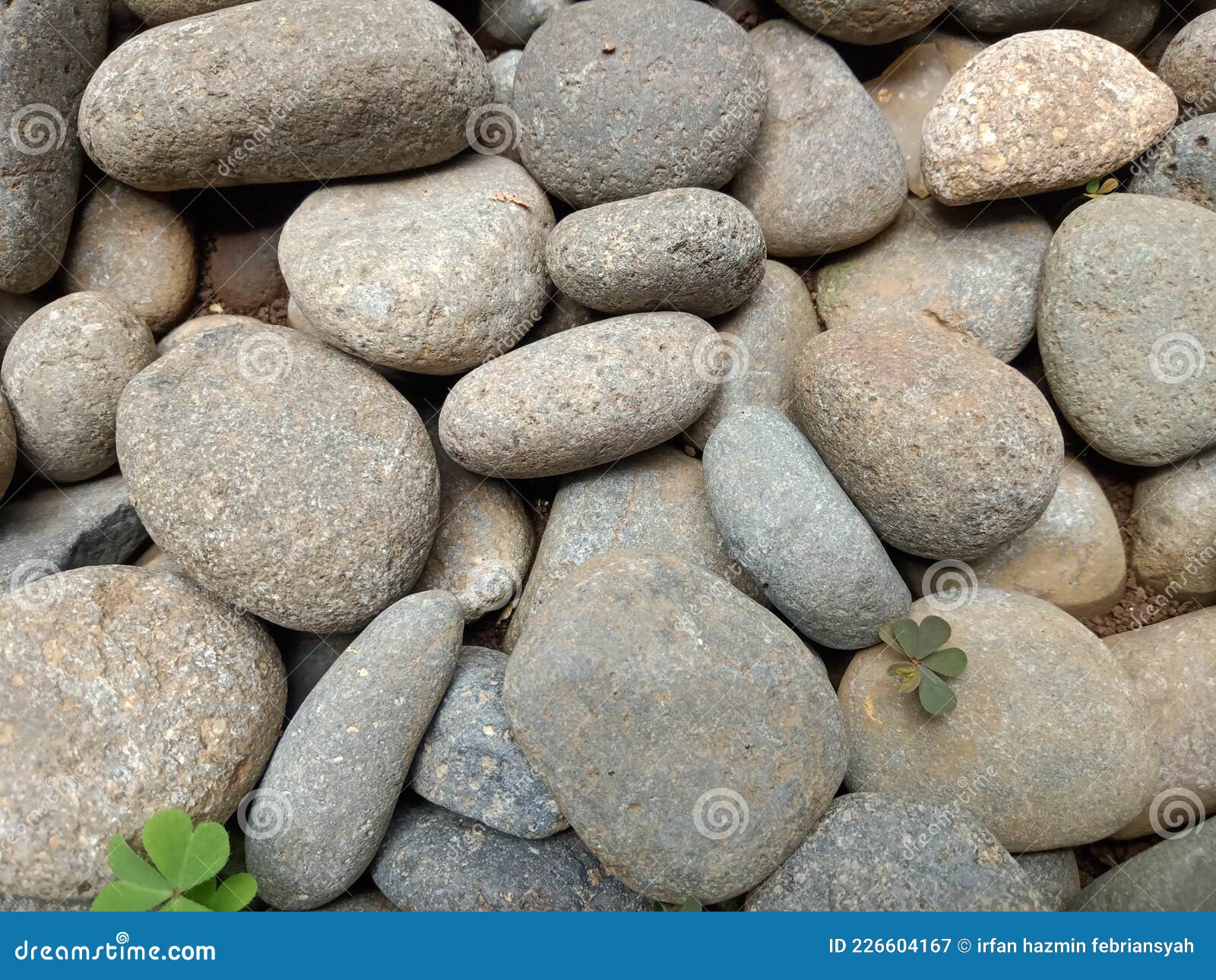Rocks Bottom Background Landscape Stock Image - Image of pebble ...