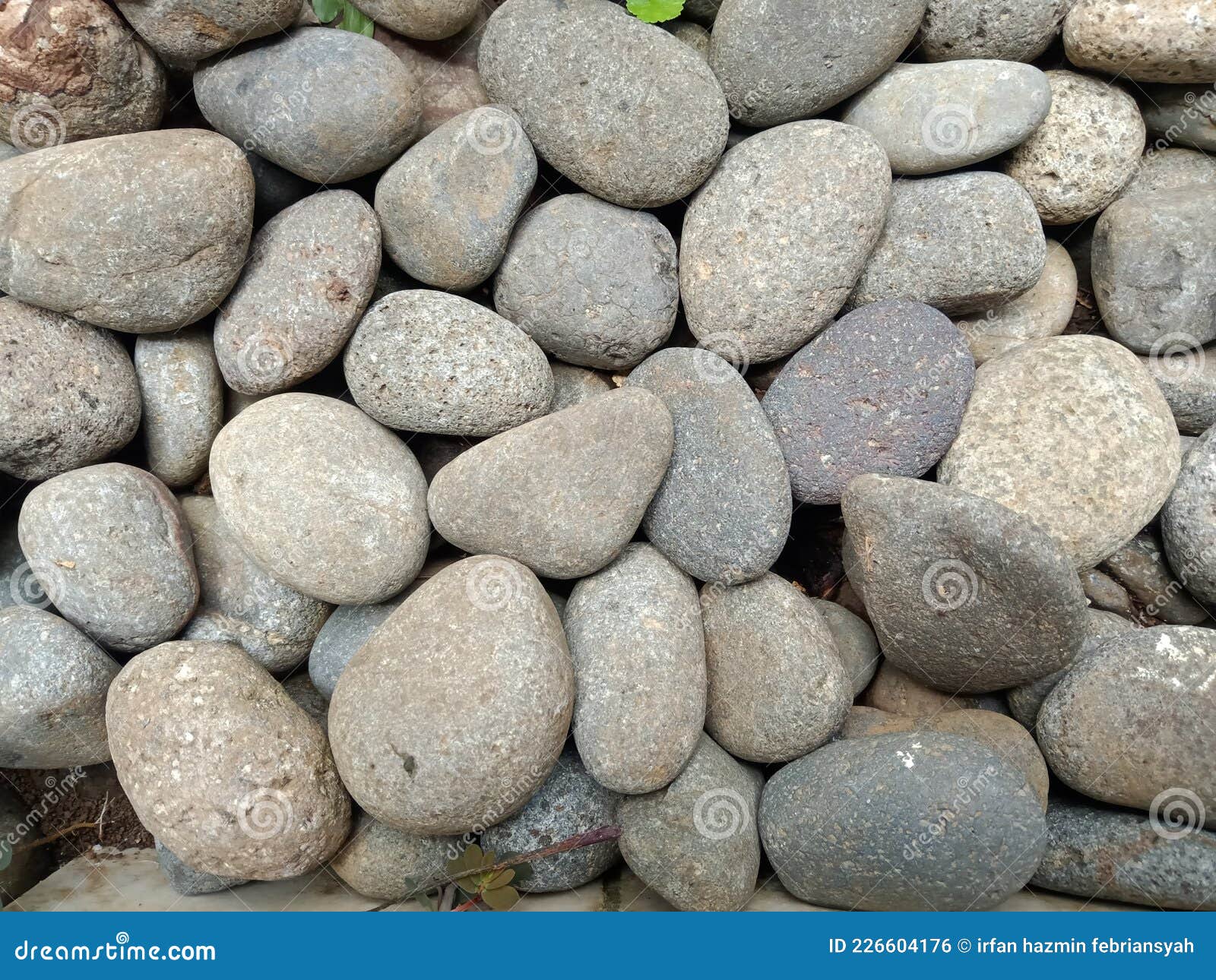 Rocks Bottom Background Landscape Stock Photo - Image of pebble ...