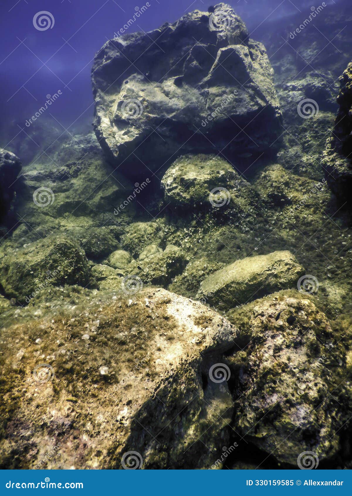 Rocks at Bottom of Ocean Floor Stock Image - Image of breathtaking ...