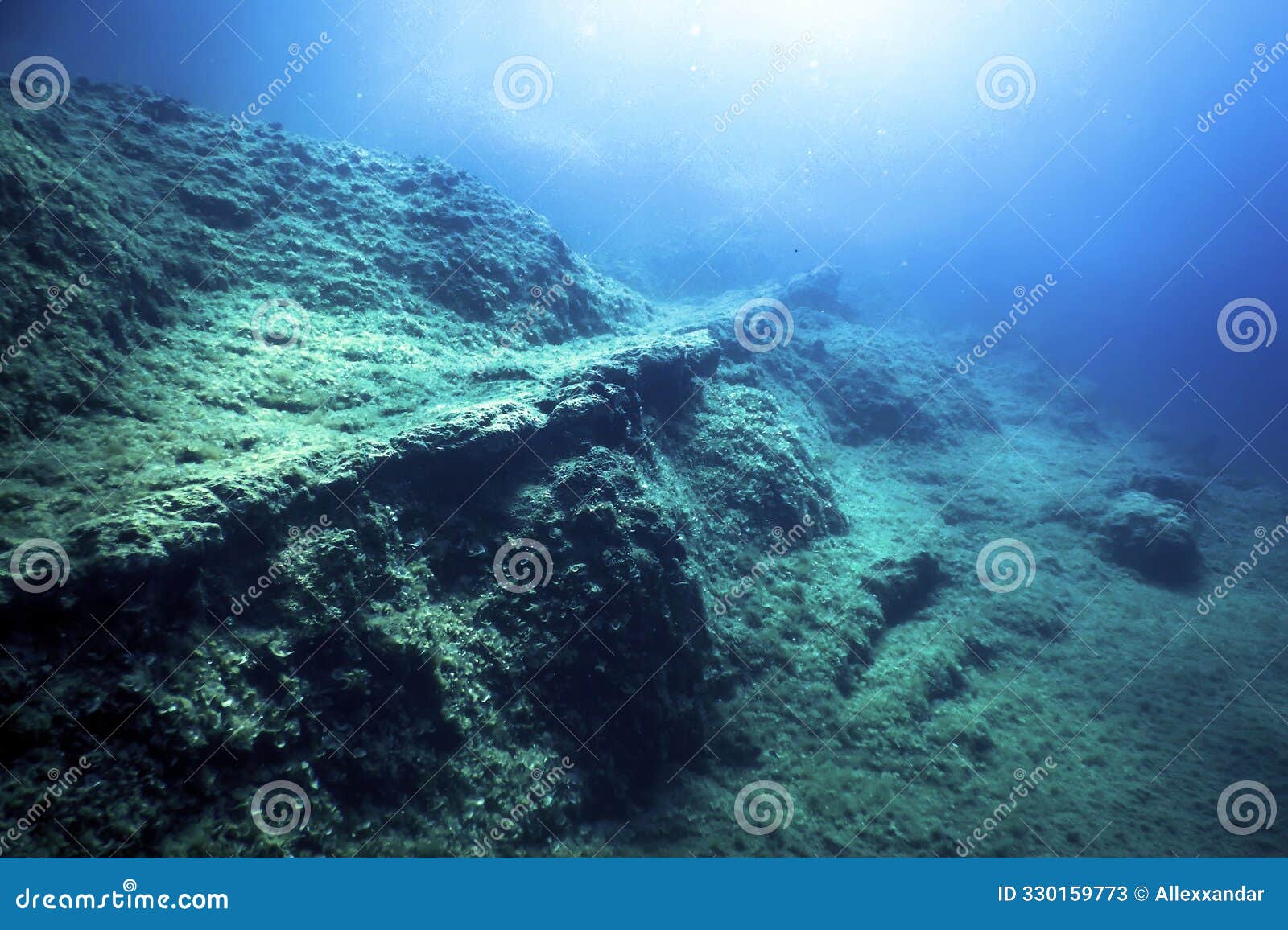 Rocks at Bottom of Ocean Floor Stock Image - Image of seabed ...