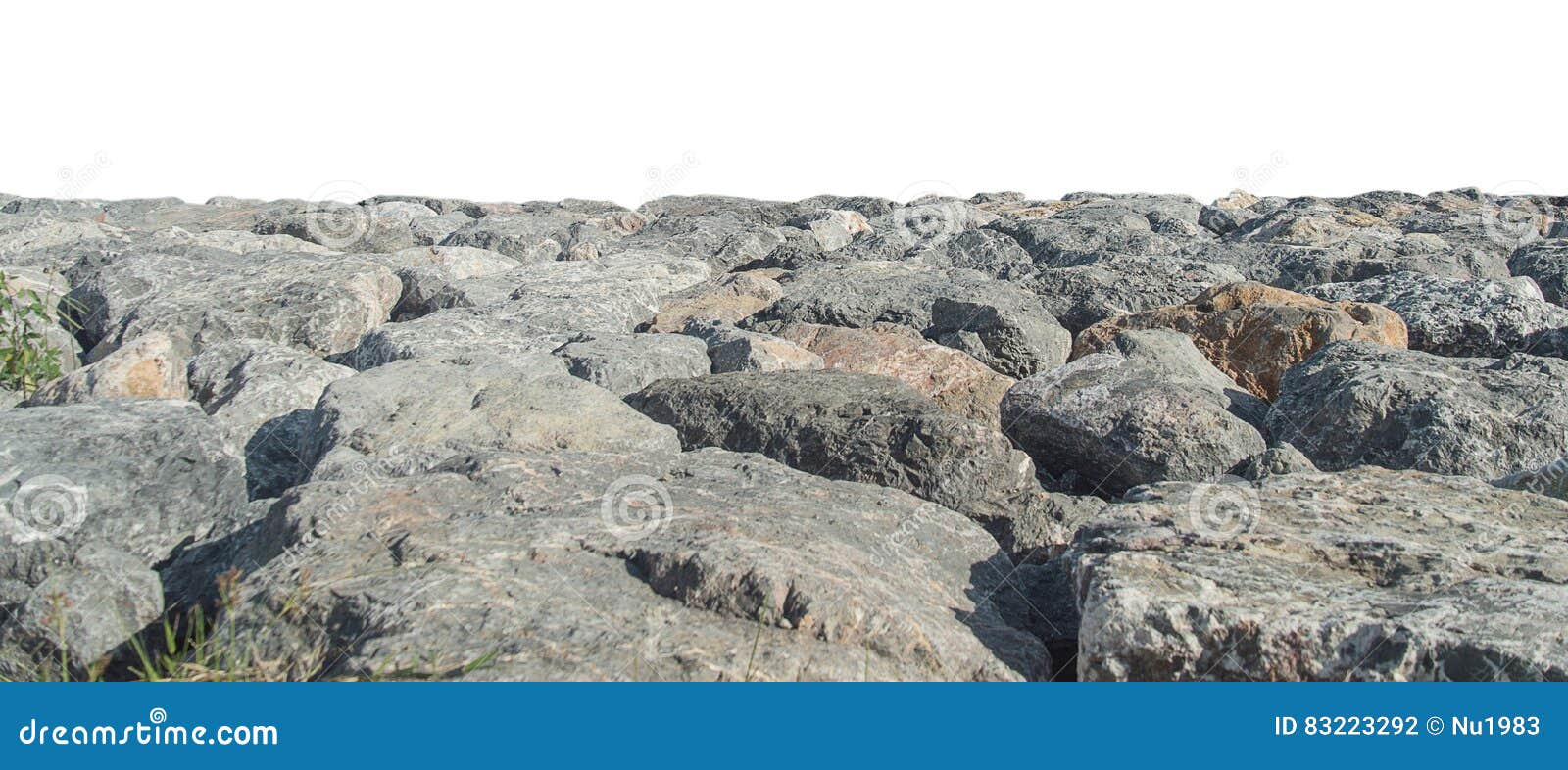 Rocks Boulders isolated stock photo. Image of gray, beach - 83223292
