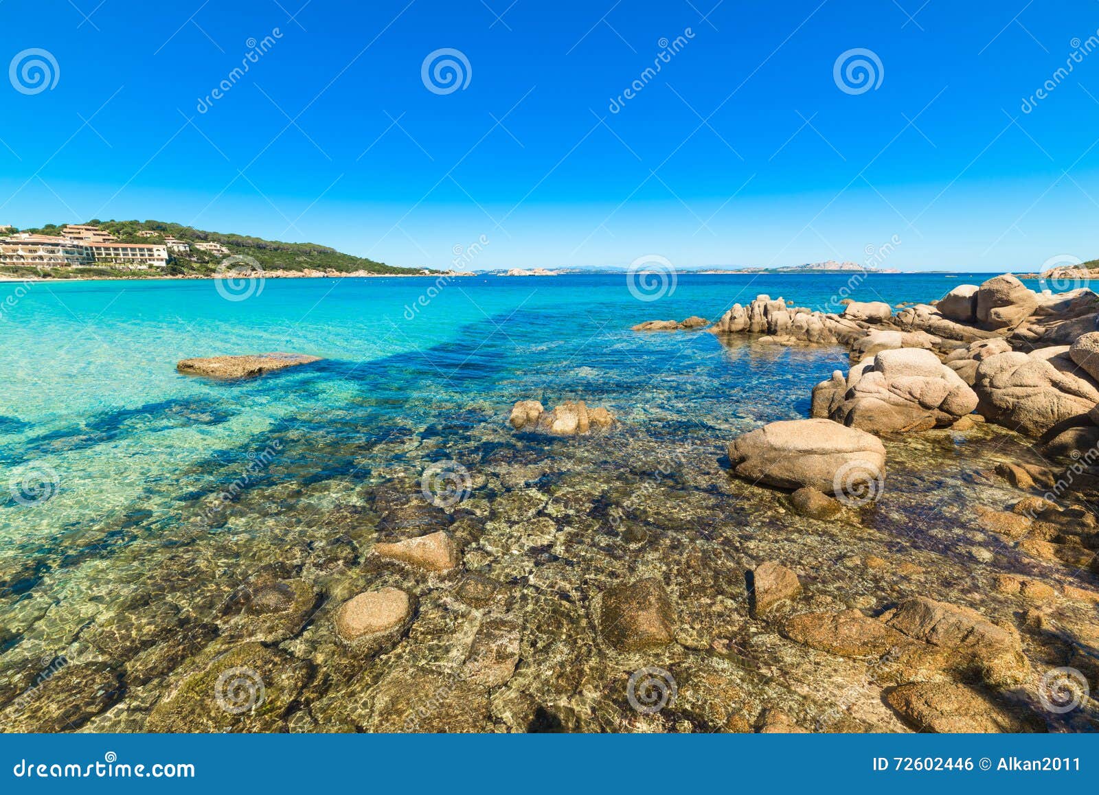 Rocks in Cala Battistoni stock photo. Image of seascape - 72602446