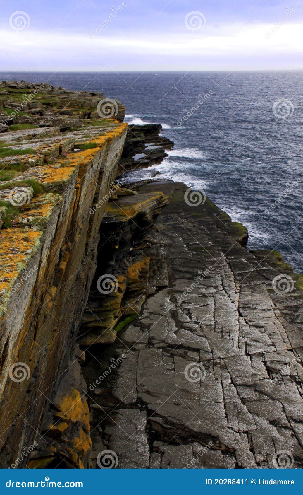 Rocks and Cliffs, Caithness, North Scotland Stock Image - Image of ...