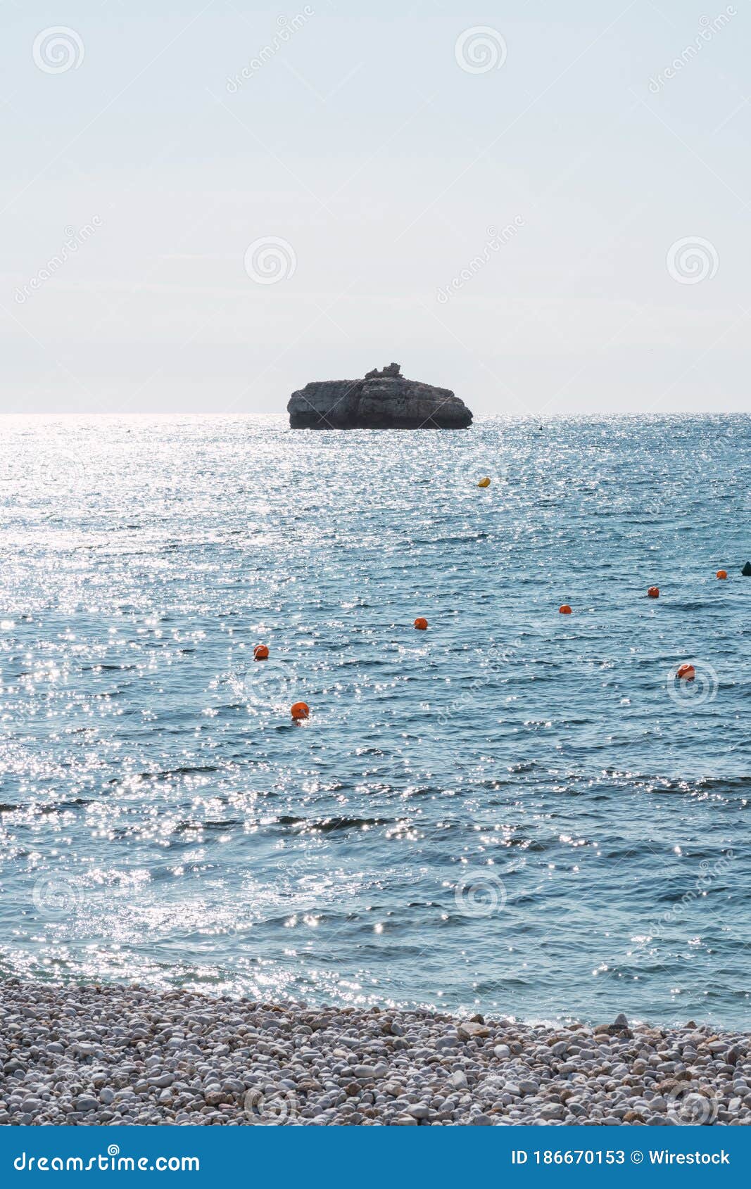 Rocks and Cliffs in the Mediterranean Sea in Spain Stock Image - Image ...