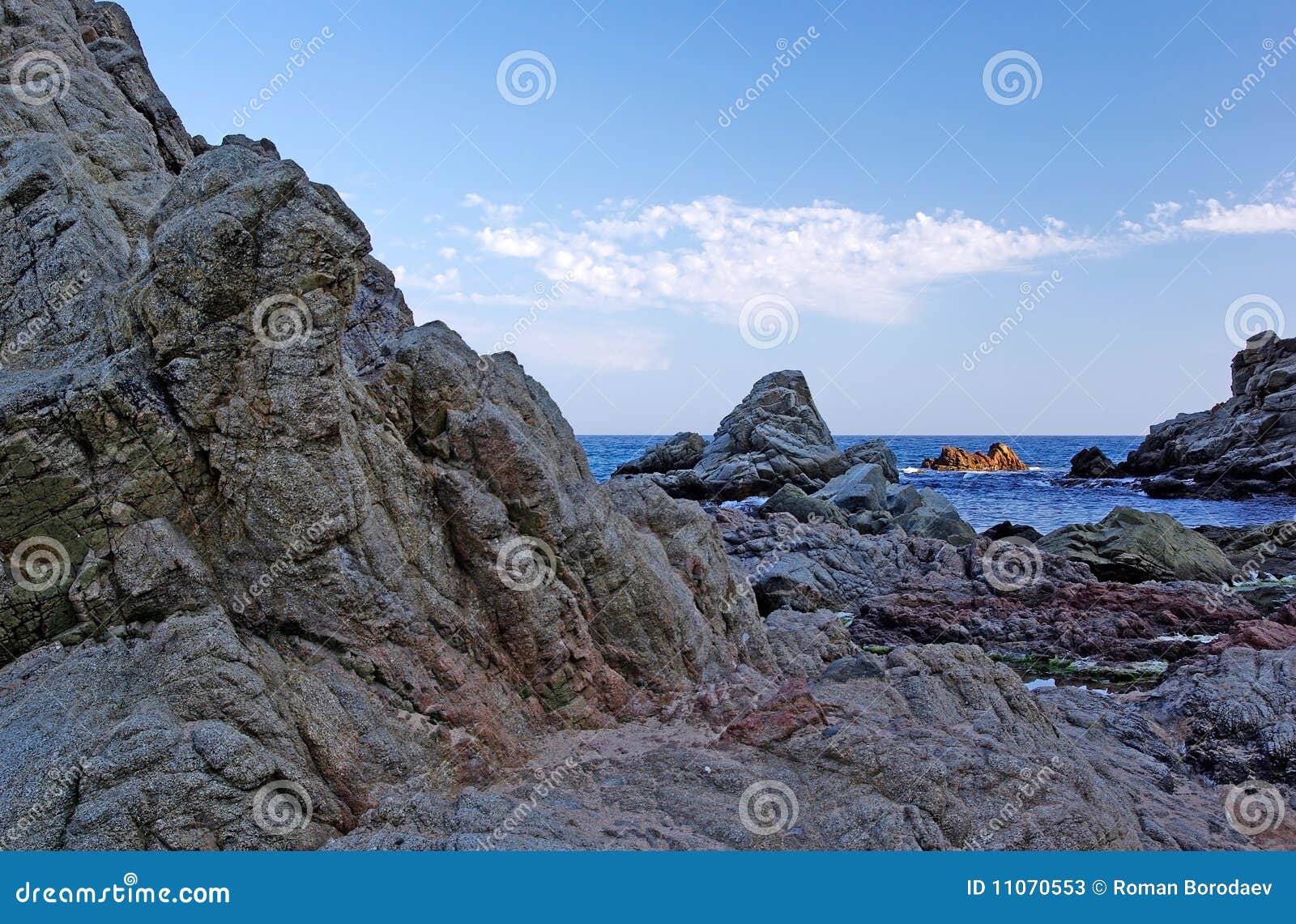 Rocks at the coastline. stock image. Image of beauty - 11070553