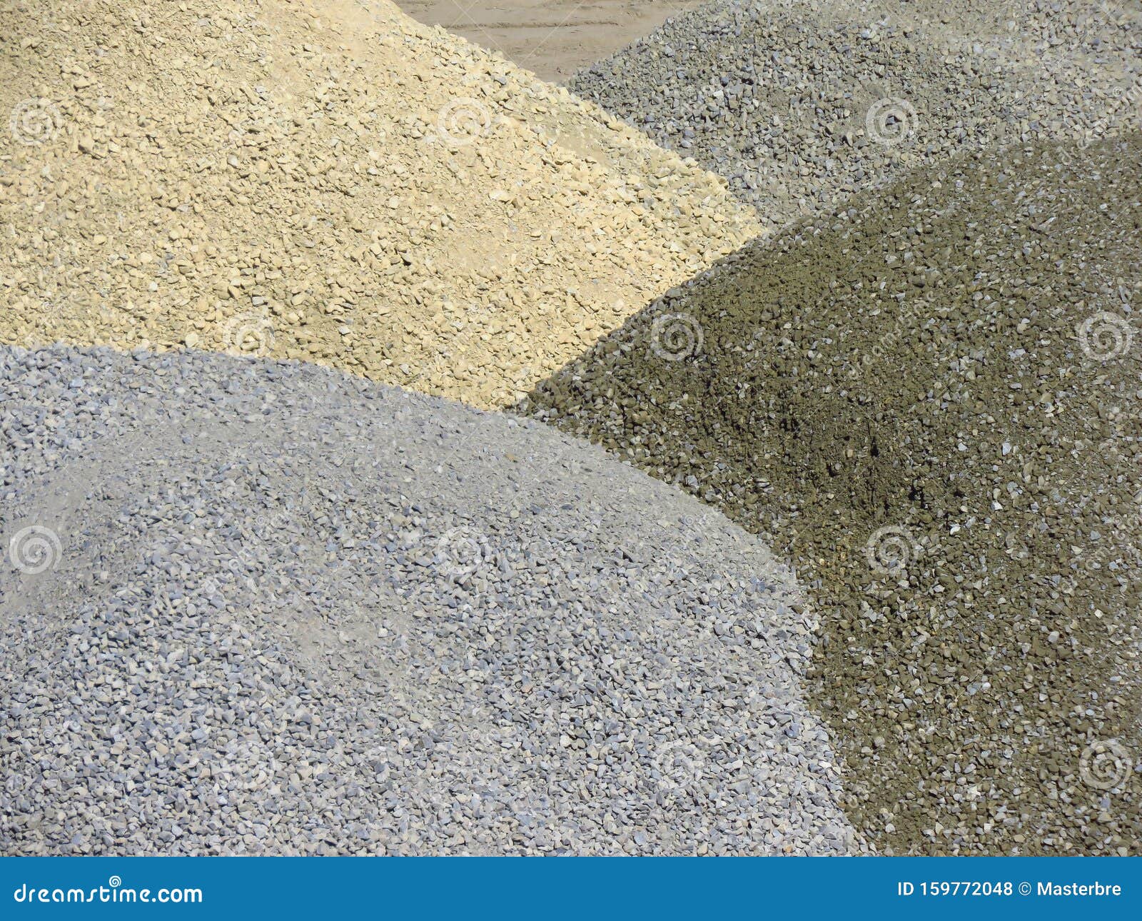 Rocks on the Construction Site Stock Photo - Image of black, rock ...