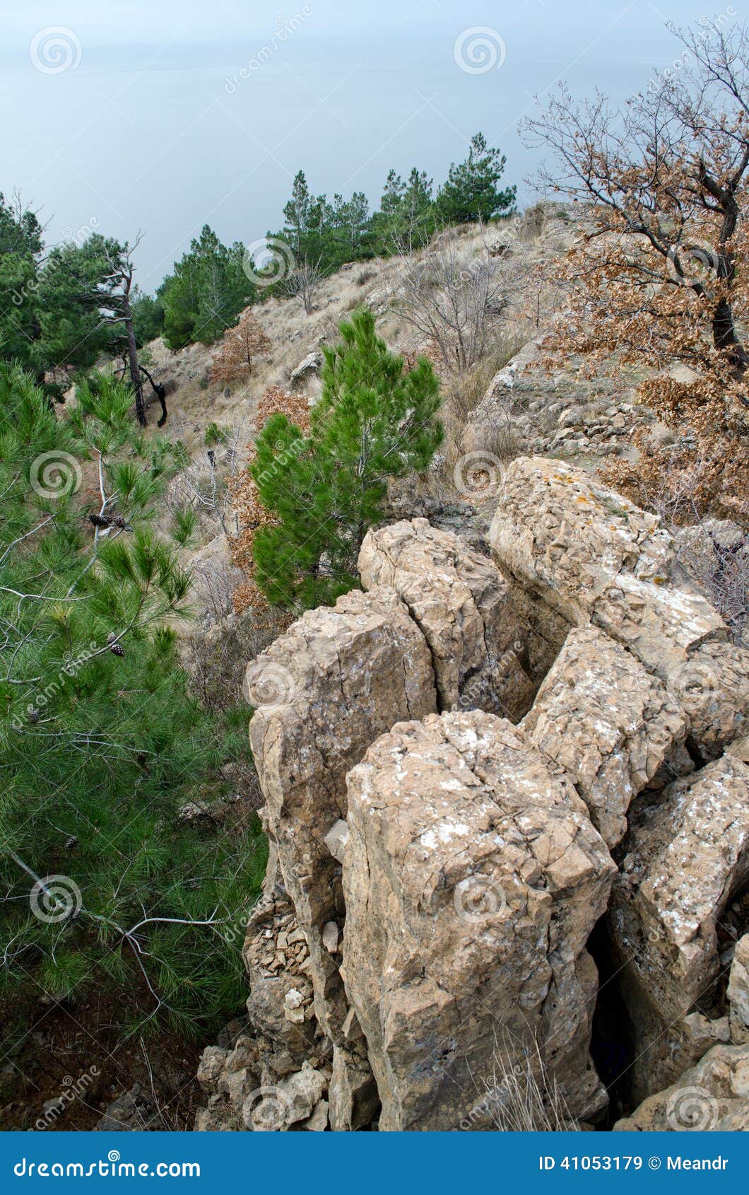 Rocks in Crimea (Ukraine) stock image. Image of crimea - 41053179