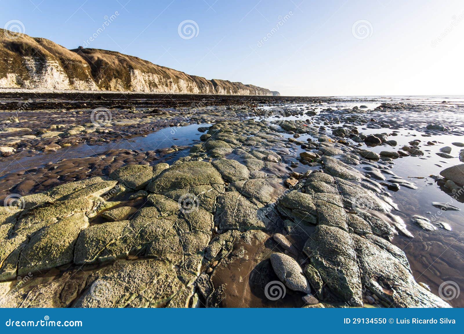 Rocks at danes stock photo. Image of sand, alone, tide - 29134550