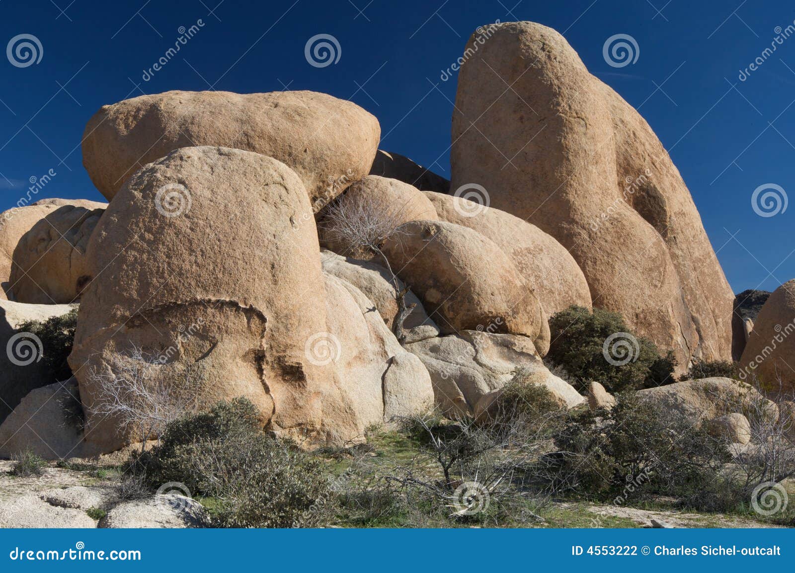 Rocks in desert stock photo. Image of outcrop, boulders - 4553222