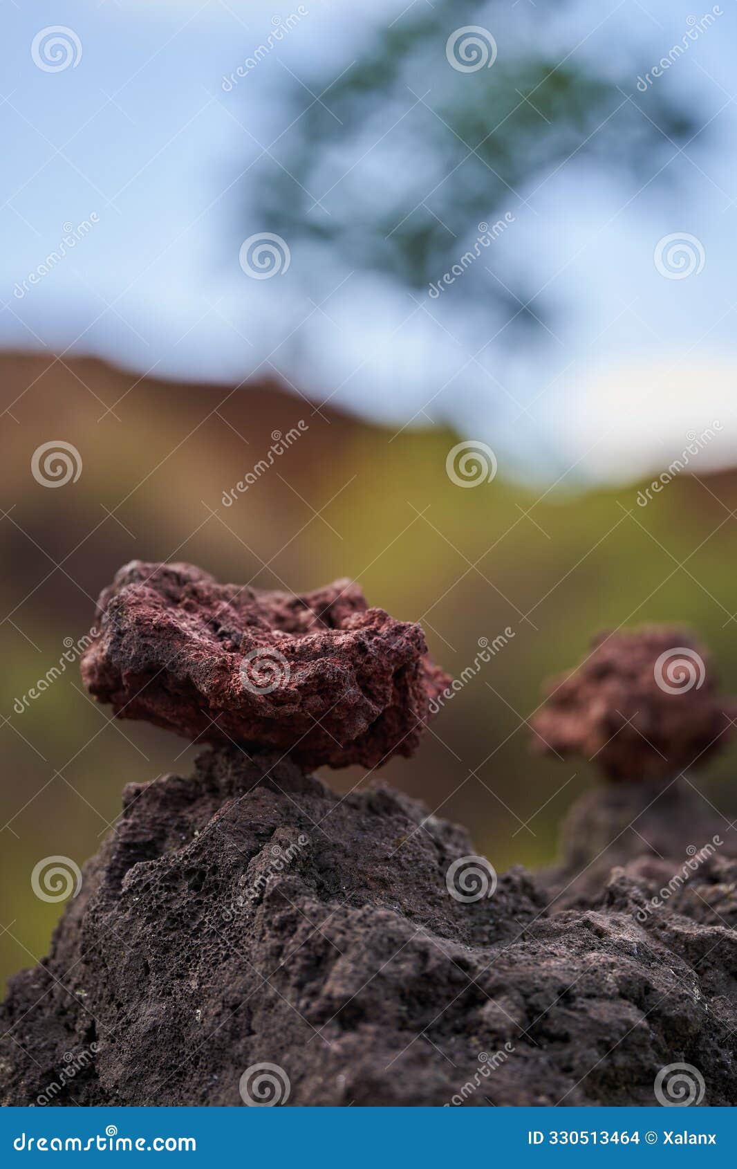 Rocks from an Extinct Volcano Stock Photo - Image of stone, formation ...