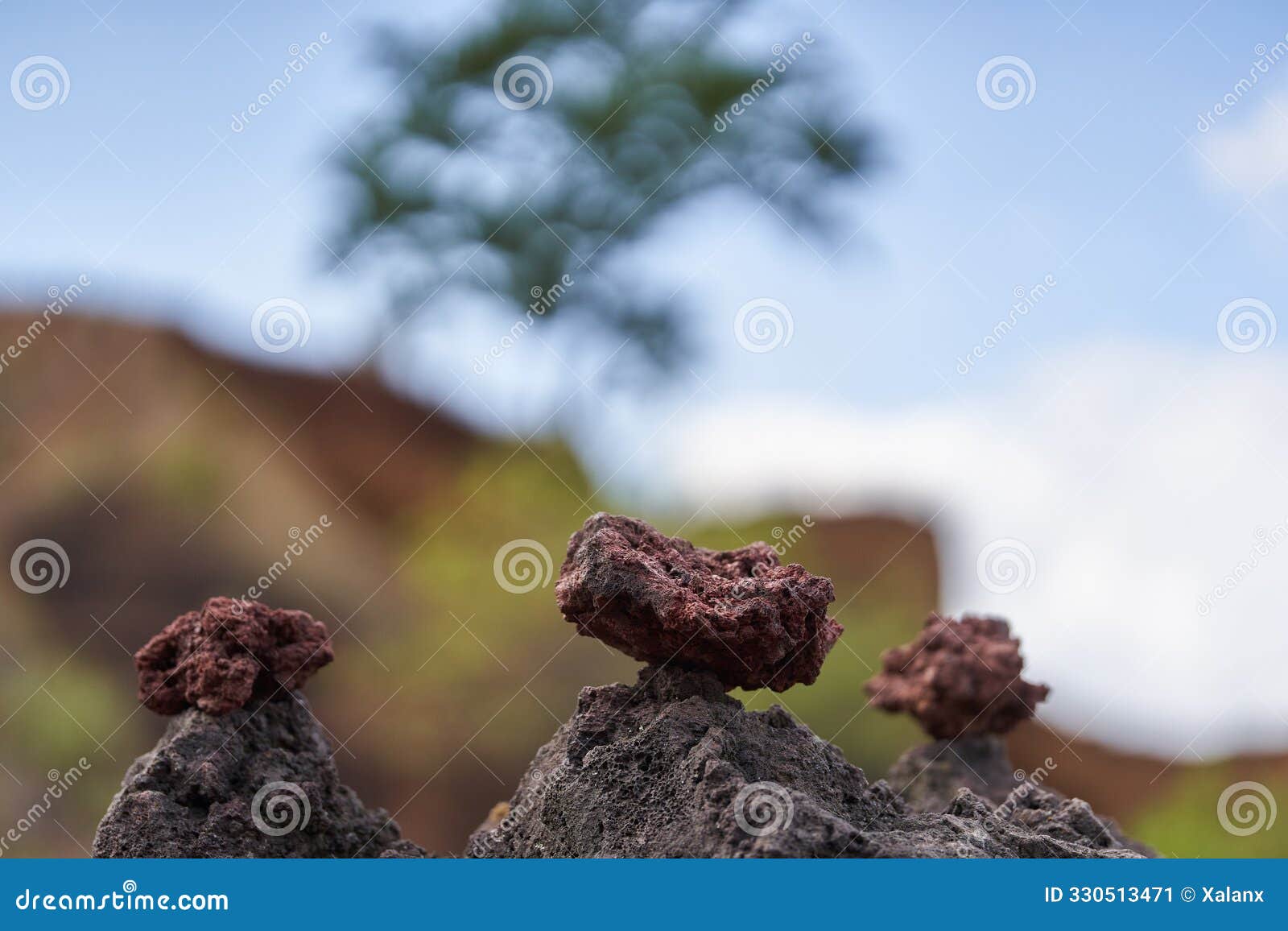 Rocks From An Extinct Volcano Stock Photography | CartoonDealer.com ...