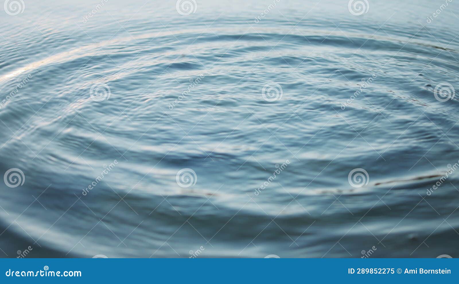 Rocks Falling in the Lake Water Creating Ripples on the Surface Stock ...