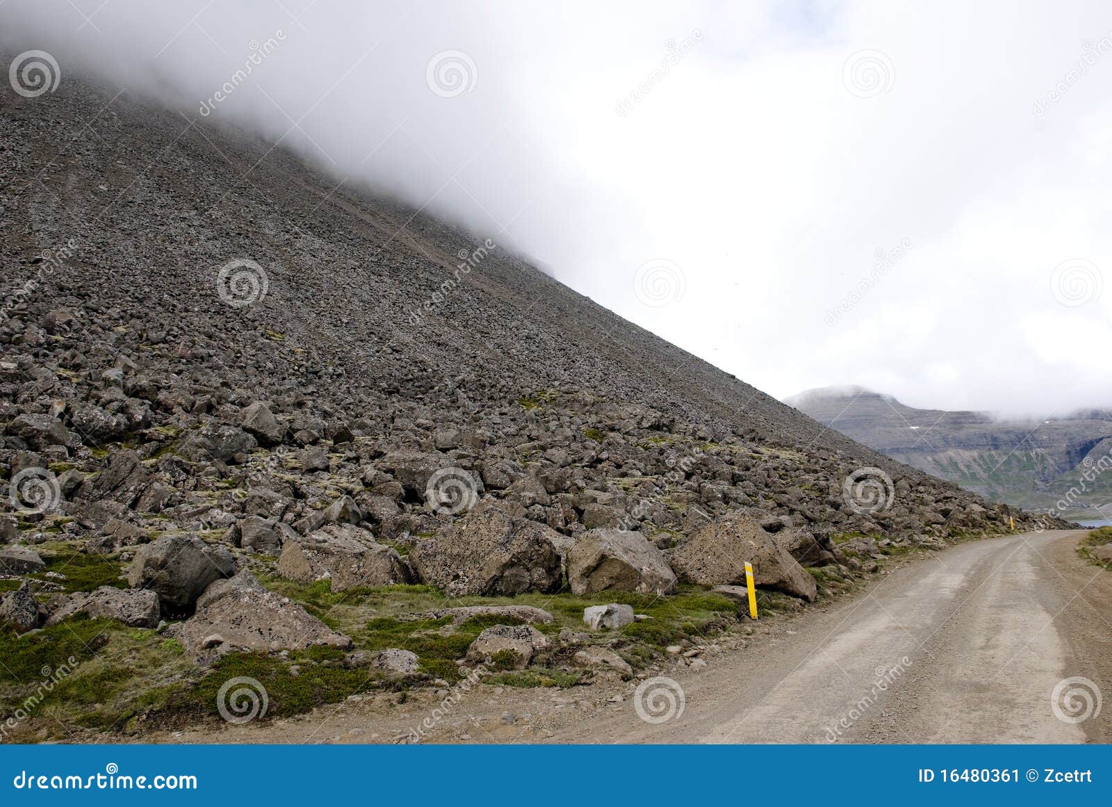 Rocks falling on road stock image. Image of europe, nature - 16480361