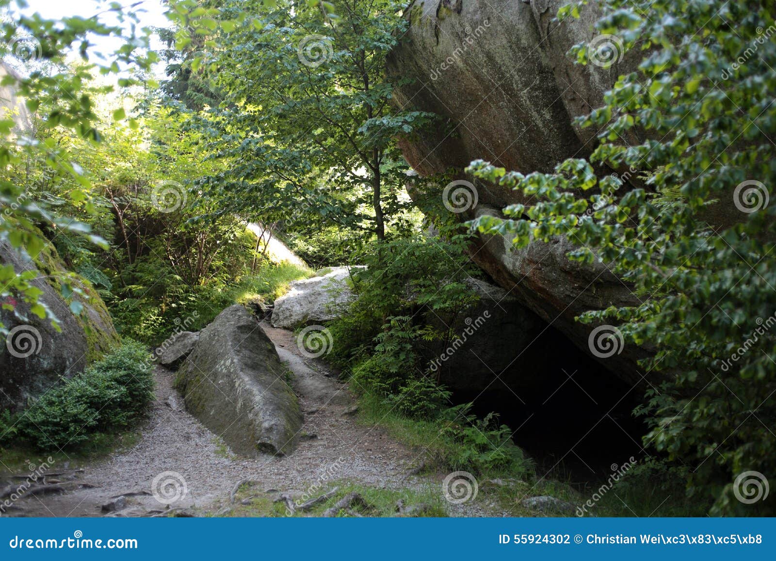 Rocks in the Fichtel Mountains Stock Photo - Image of fichtel ...
