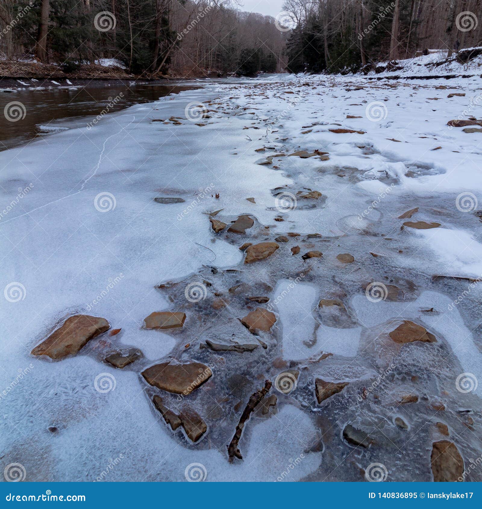 Rocks Frozen in Ice stock image. Image of rocks, ridge - 140836895