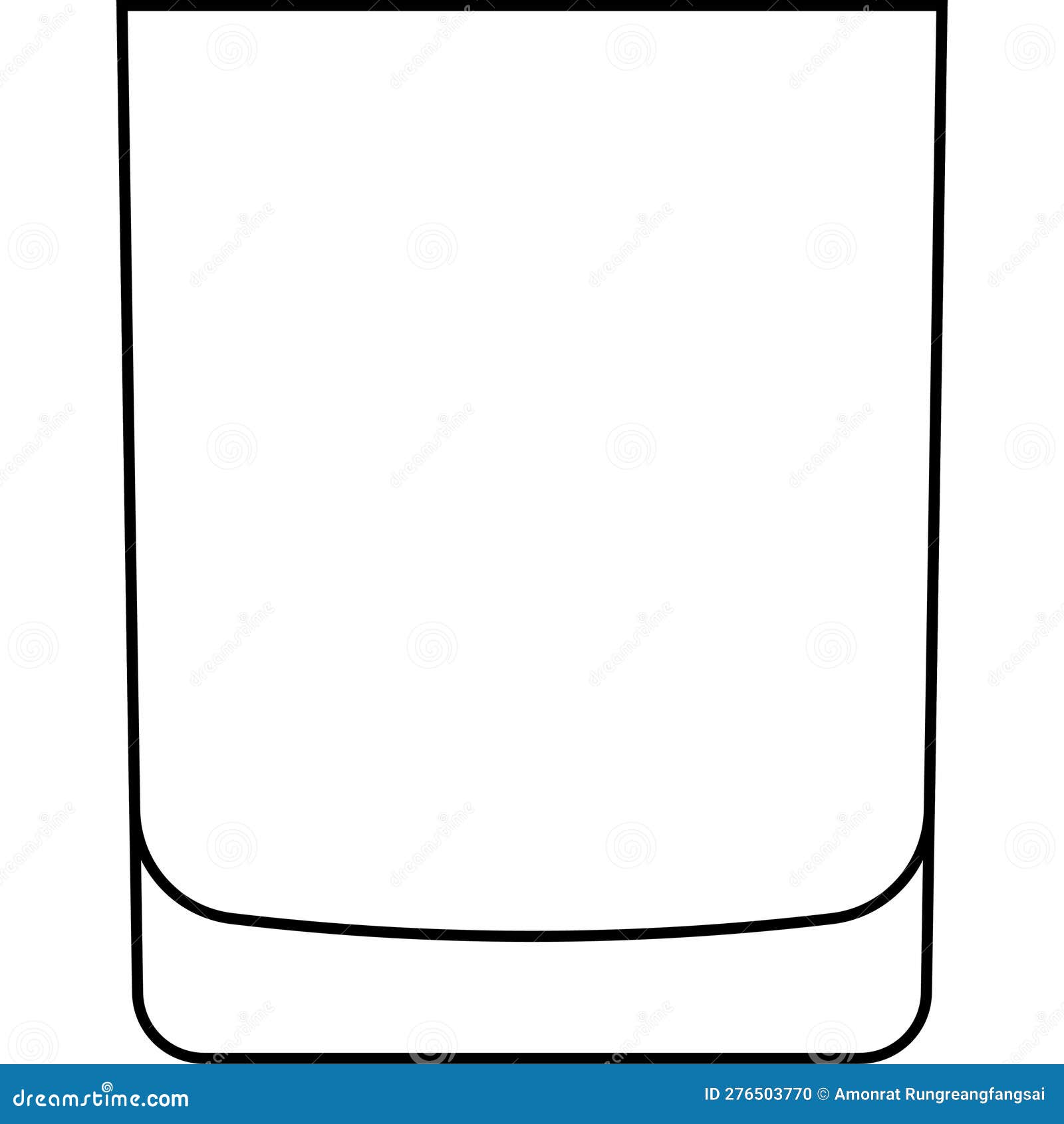 Rocks Glass Icon, Cocktail Glass Name Related Vector Stock Vector ...