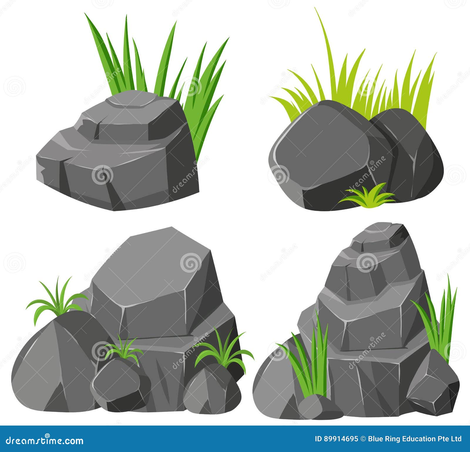 Clip Art Rock Landscape Design