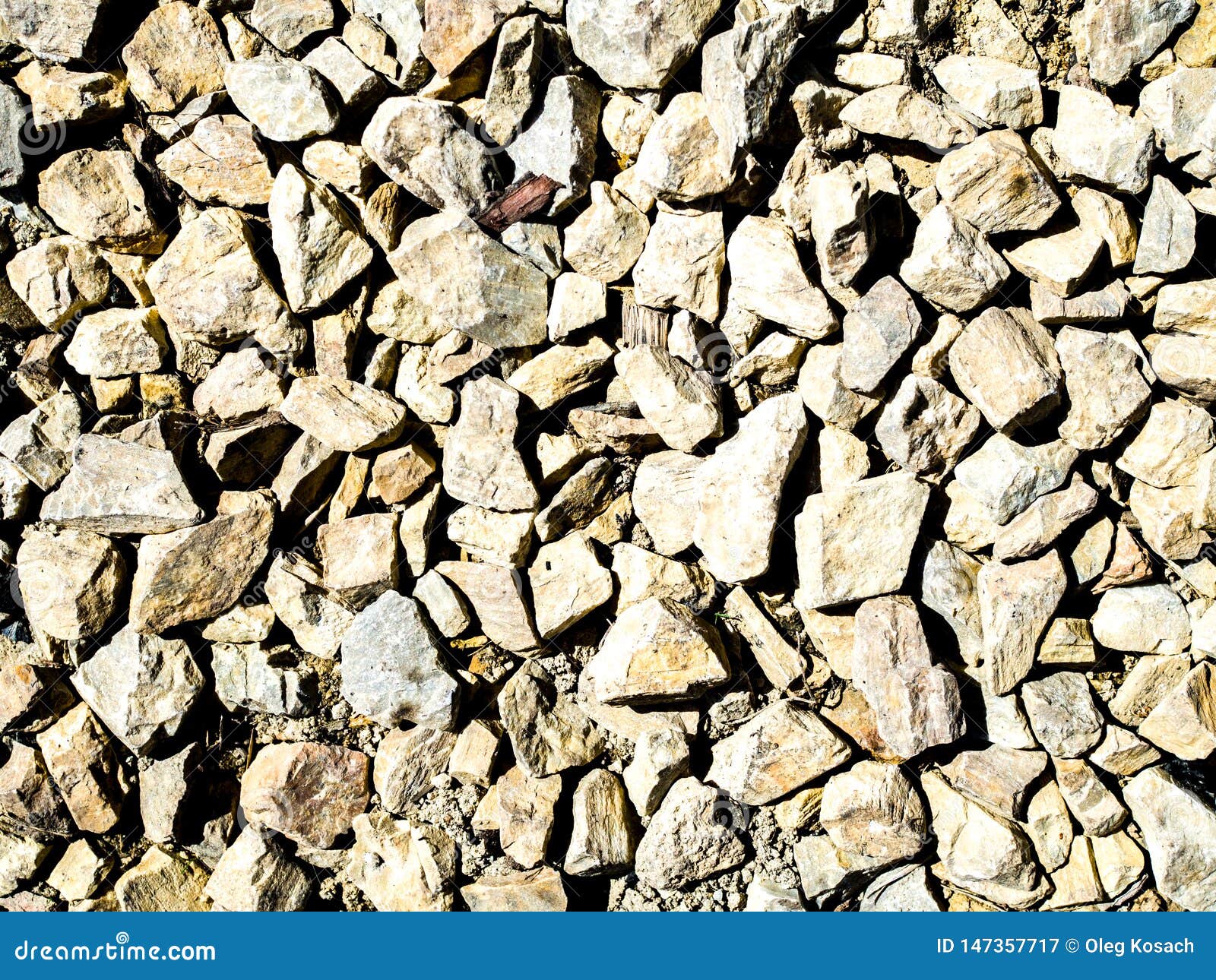 Rocks on the Ground Texture Stock Image - Image of rough, detail: 147357717